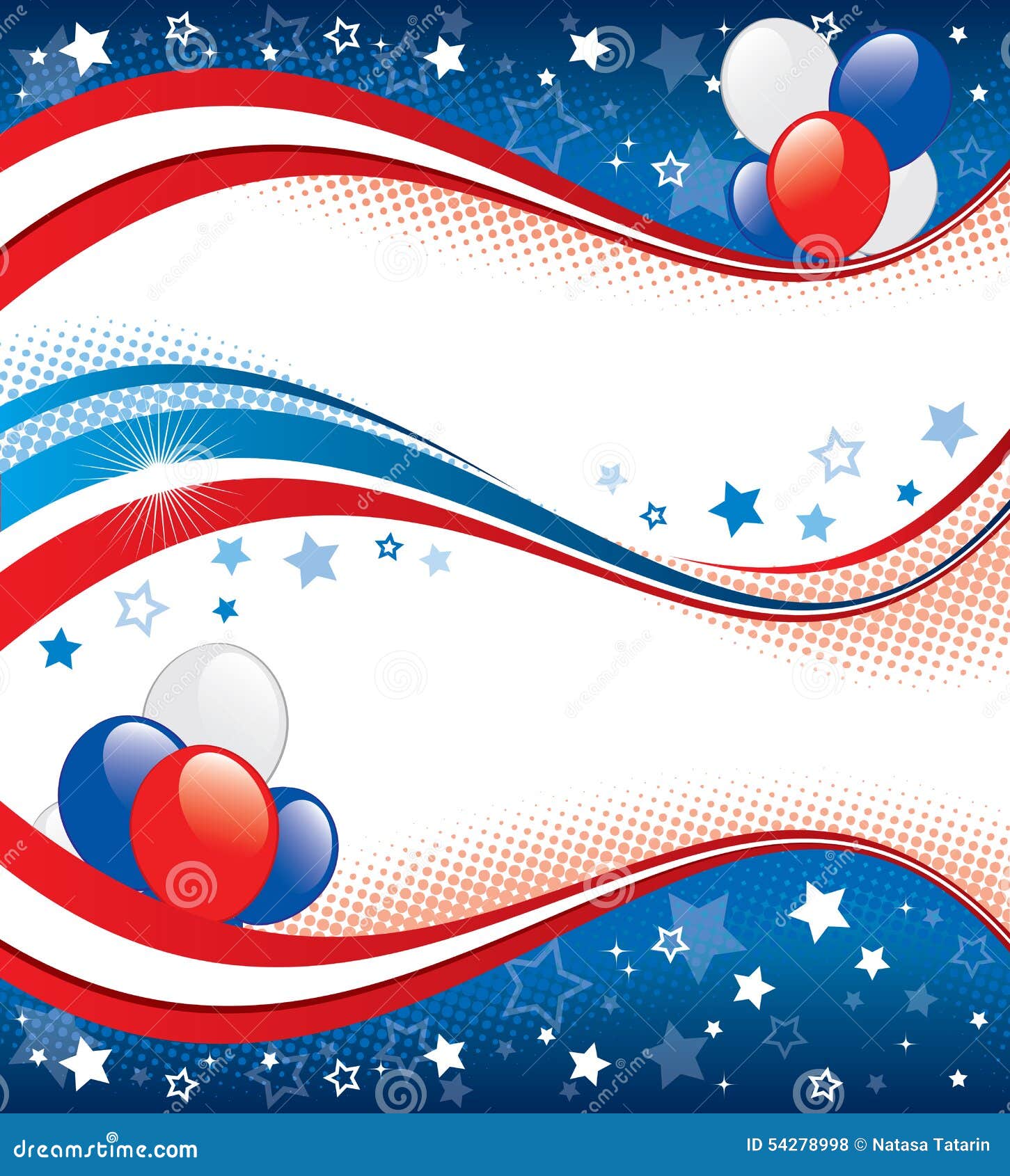 Fourth of july banners stock vector. Illustration of color - 54278998
