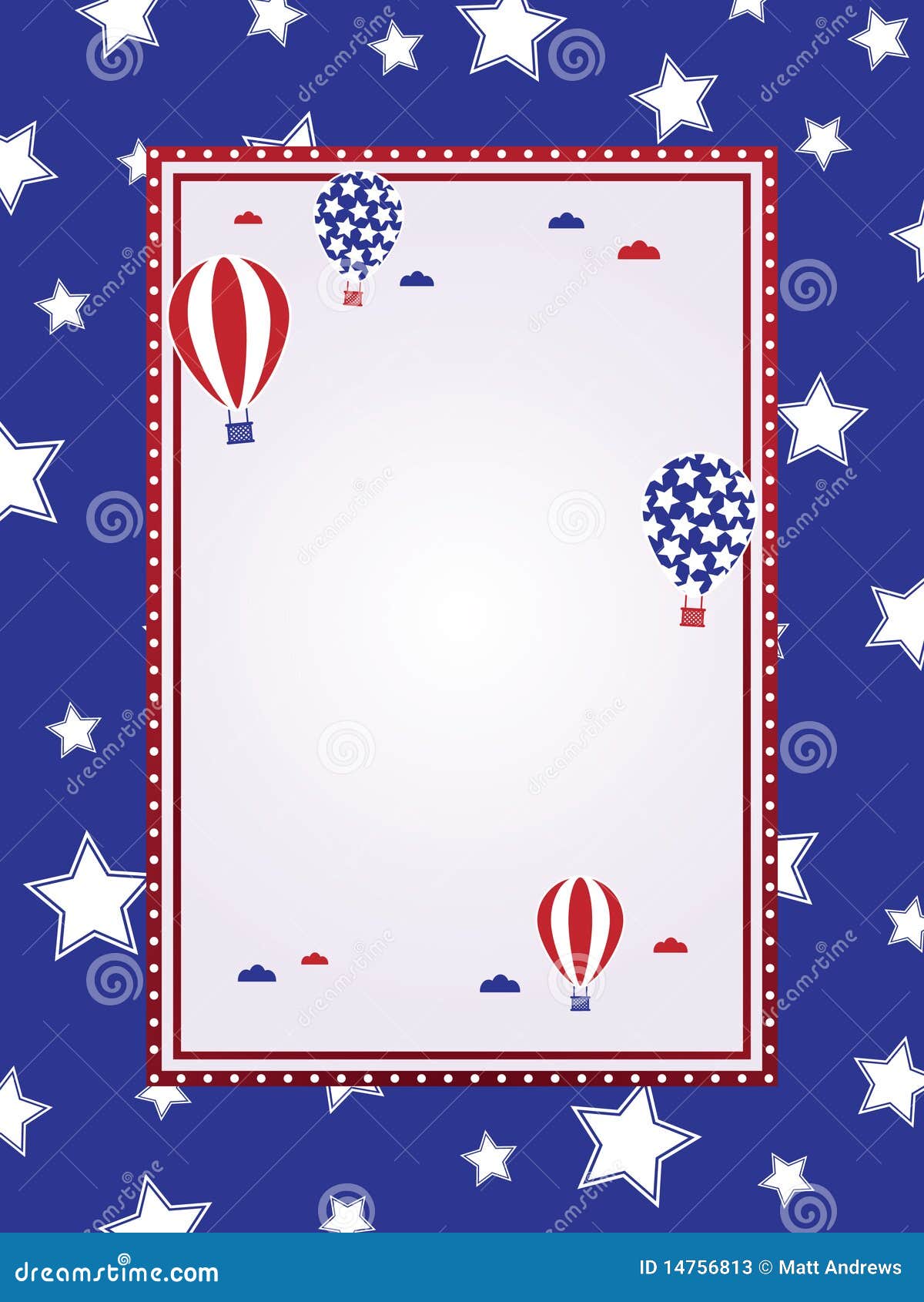 Fourth of july frame stock vector. Illustration of independence - 14756813