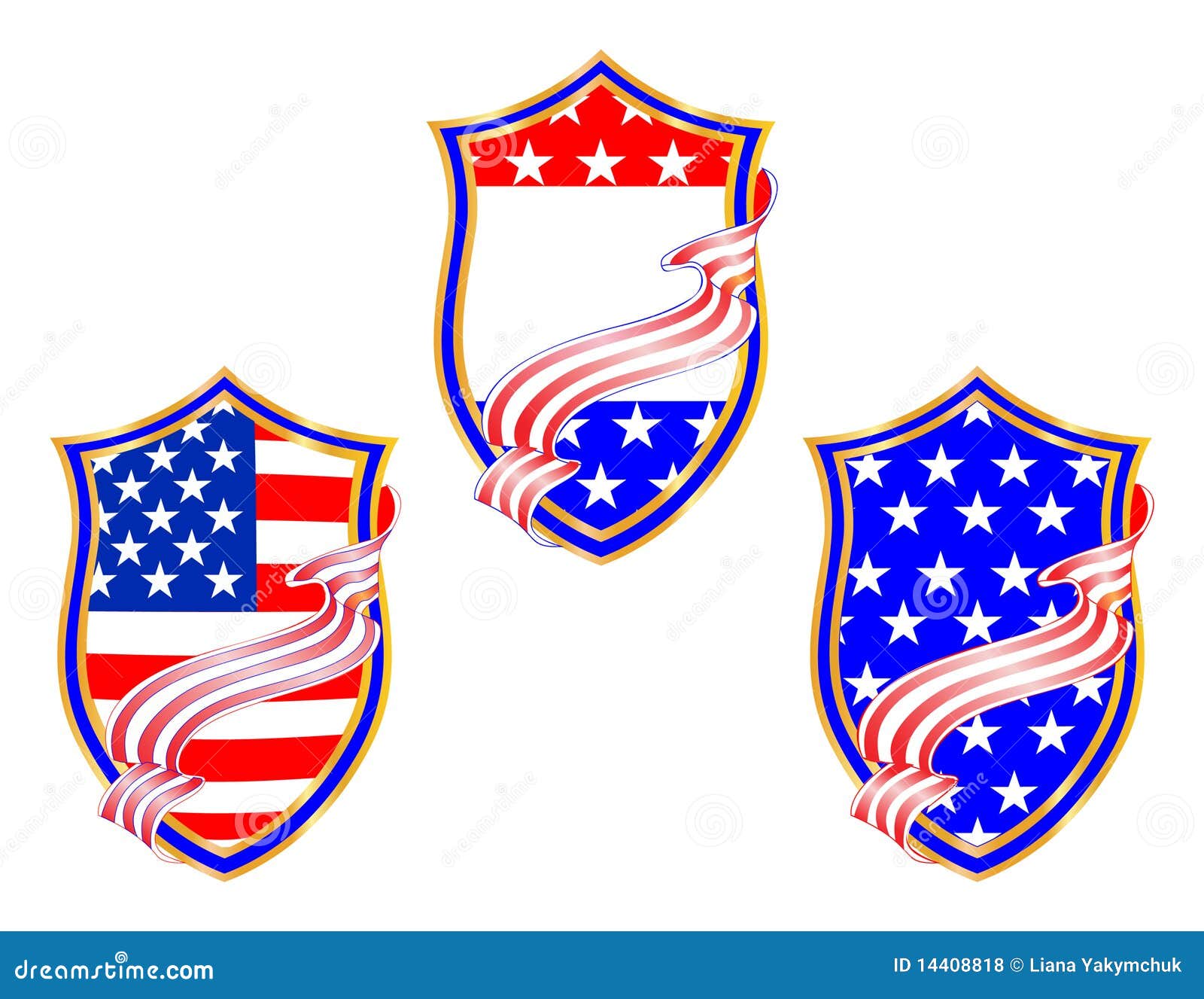 Fourth of July Patriotic Design Stock Vector - Illustration of america ...
