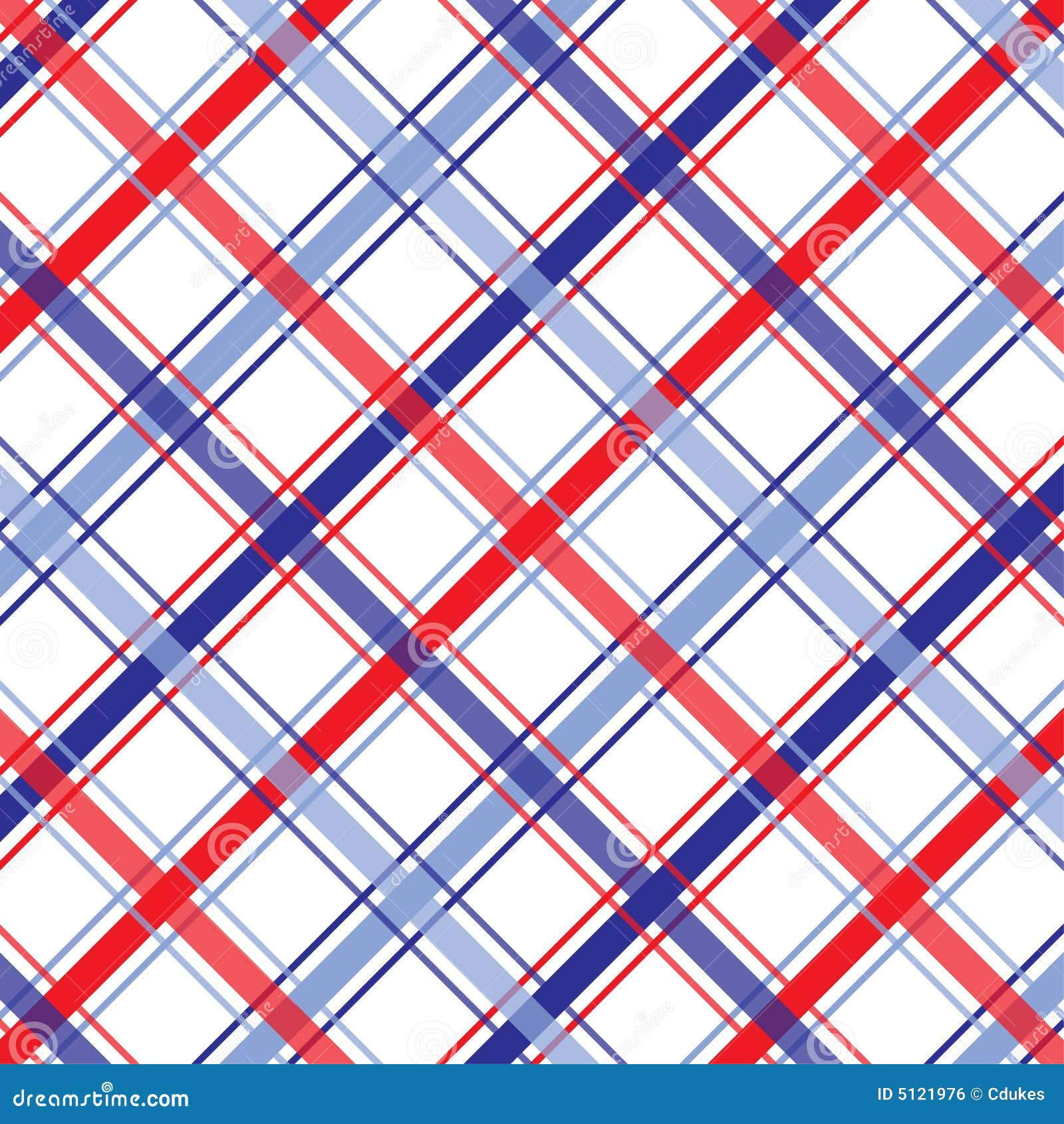 Red And Blue Plaid Pattern