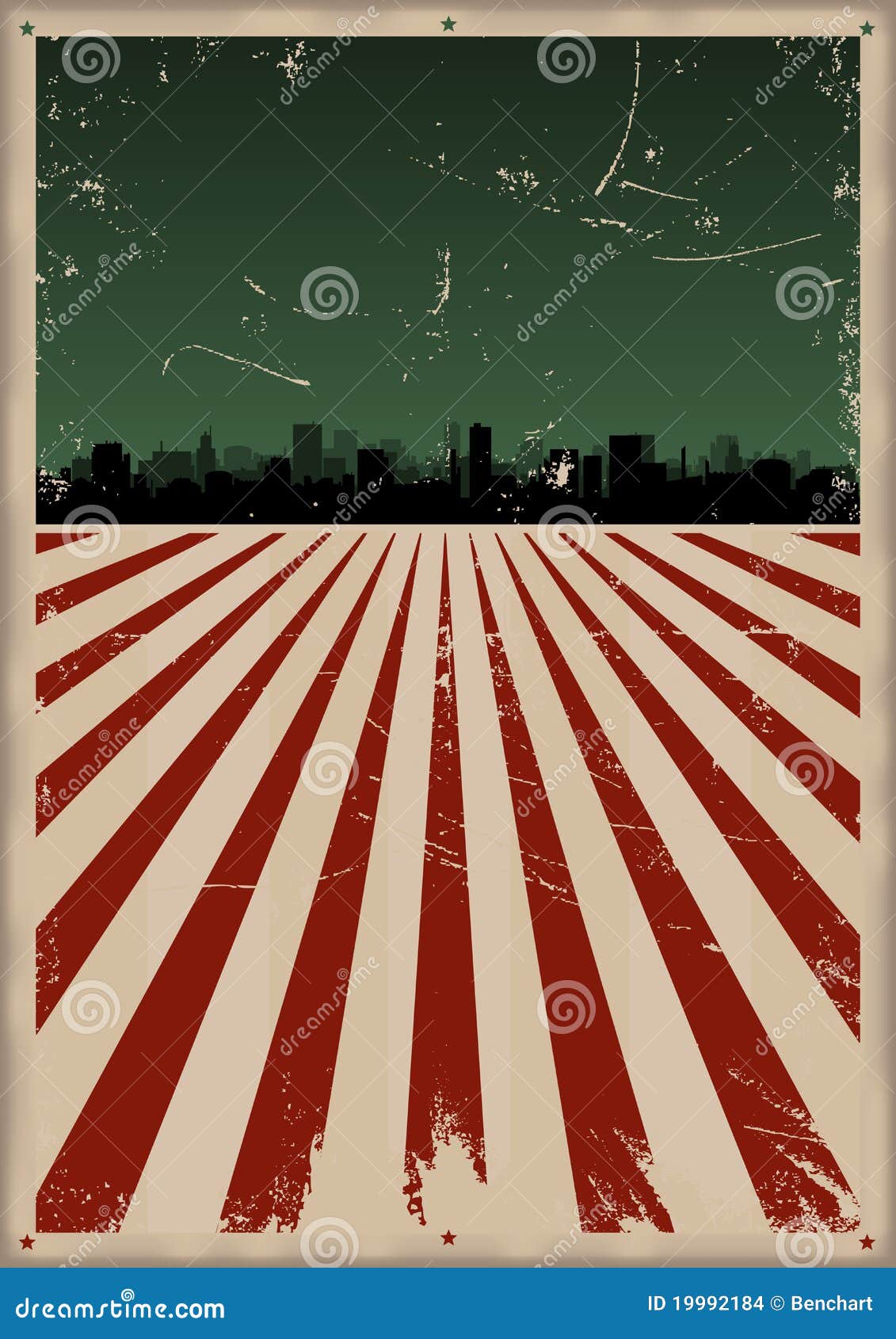 Fourth of July Poster Background Stock Illustration - Illustration of ...