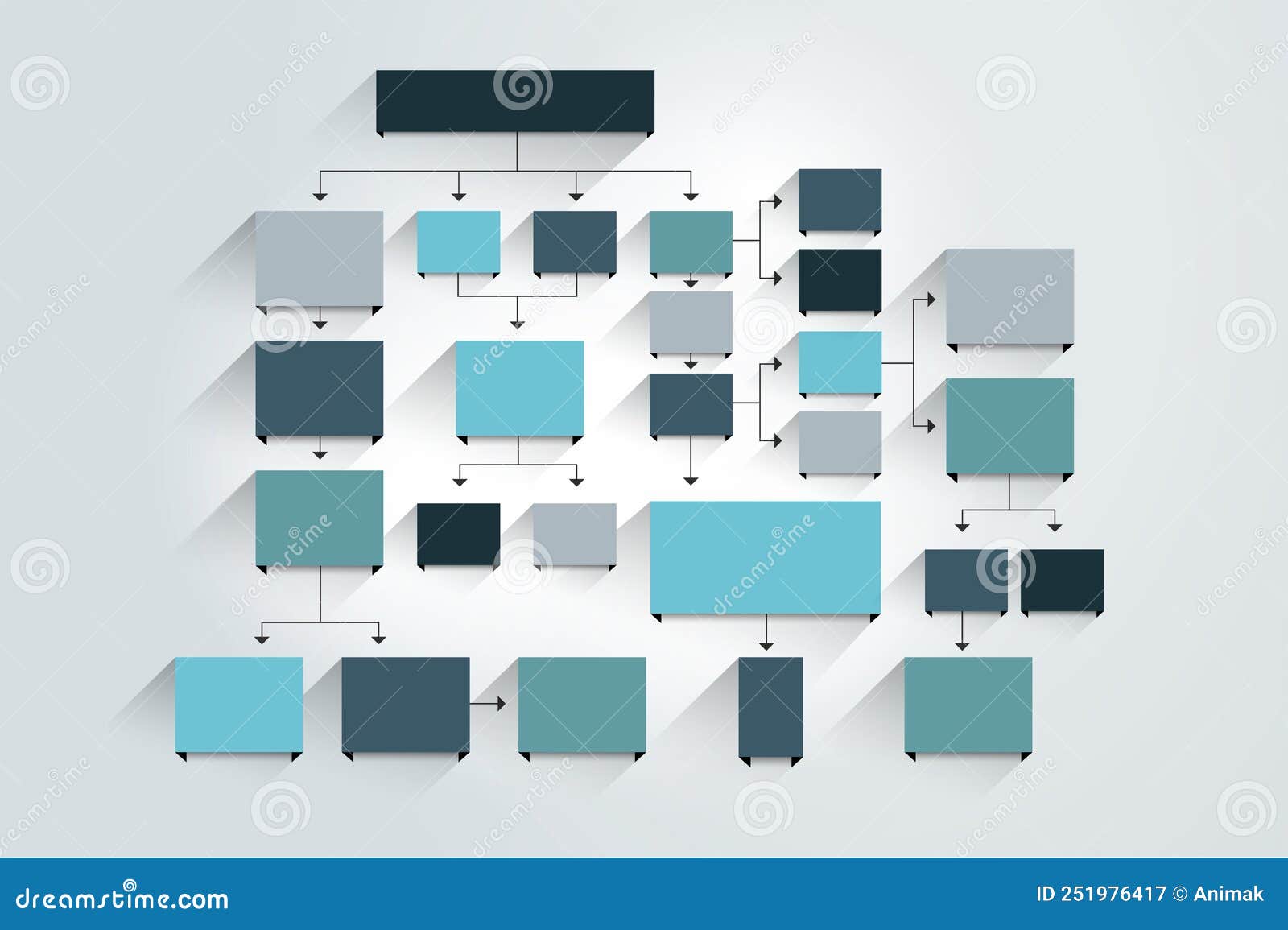 Big Fowchart, Flow Diagram, Structural Scheme, Figure, Infographic ...