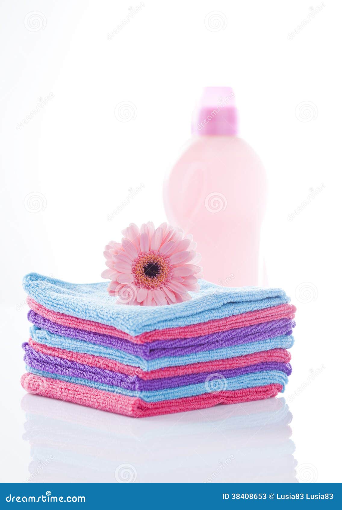 Fower and Laundry Detergent Isolated Stock Image - Image of clean, rose ...