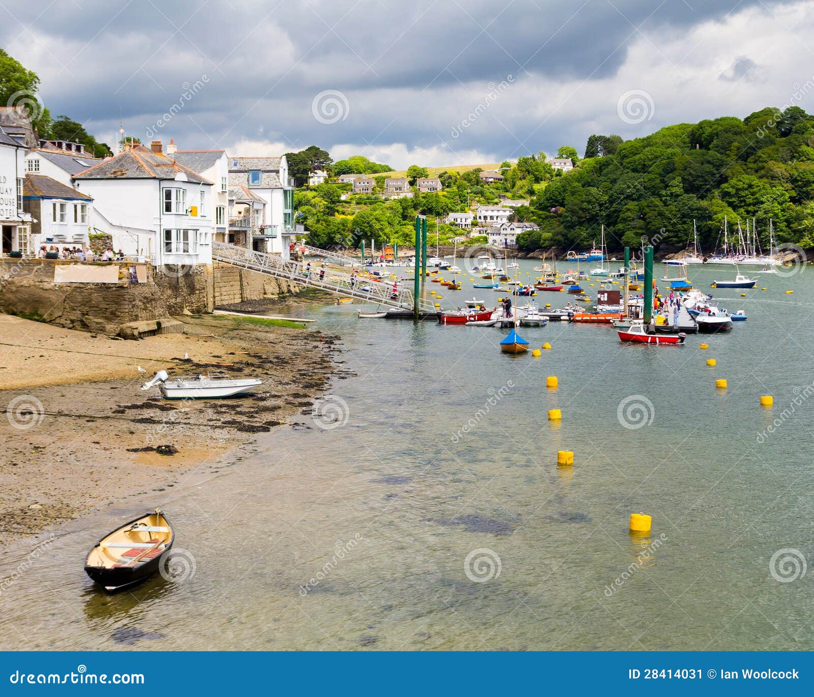 Fowey Cornwall stock image. Image of village, outdoors - 28414031