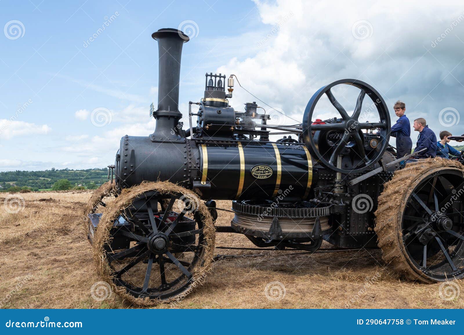 Fowler ploughing engine editorial stock photo. Image of traditional ...