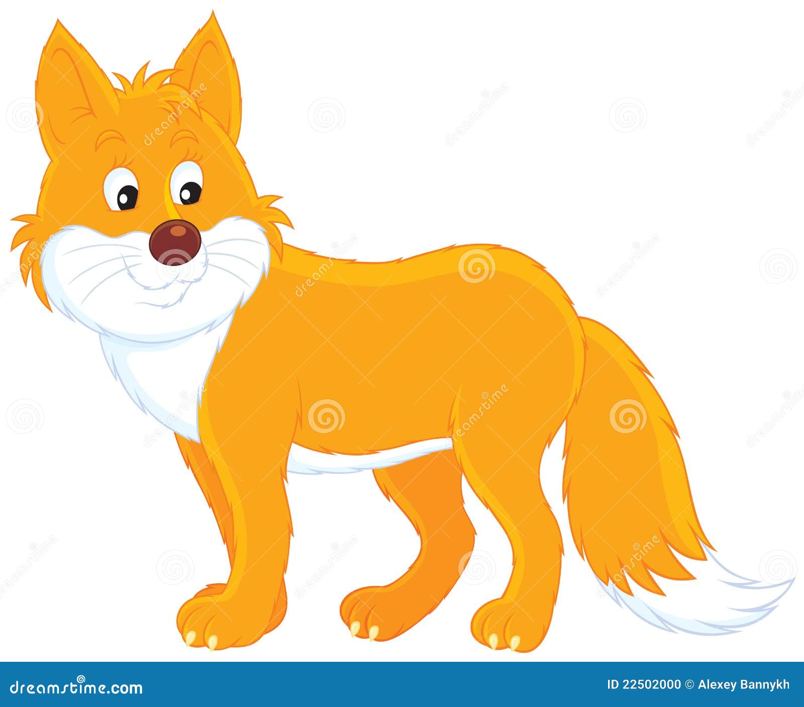 Fox stock vector. Illustration of toon, cartoon, alopecoid - 22502000