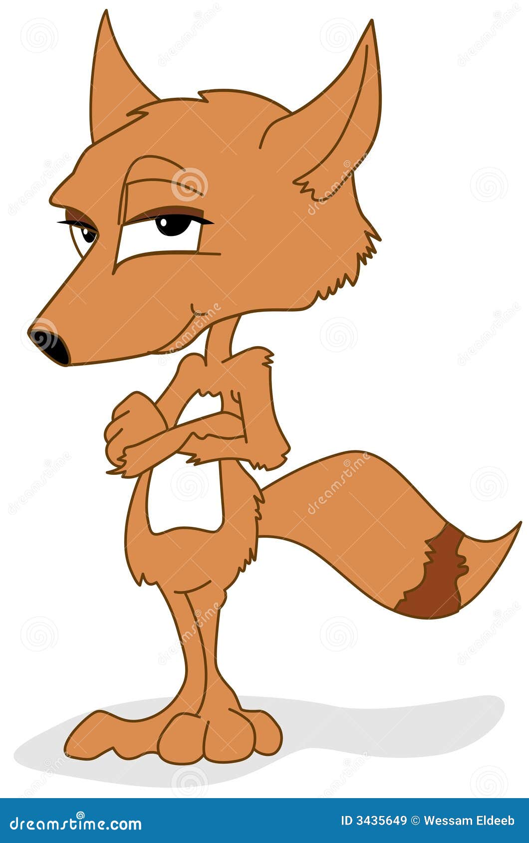 Cunning Fox Clipart Laying
