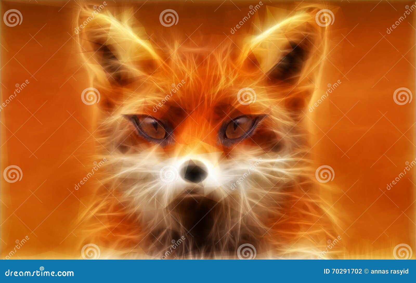 Fox stock photo. Image of pretty, beautiful, animal, wild - 70291702