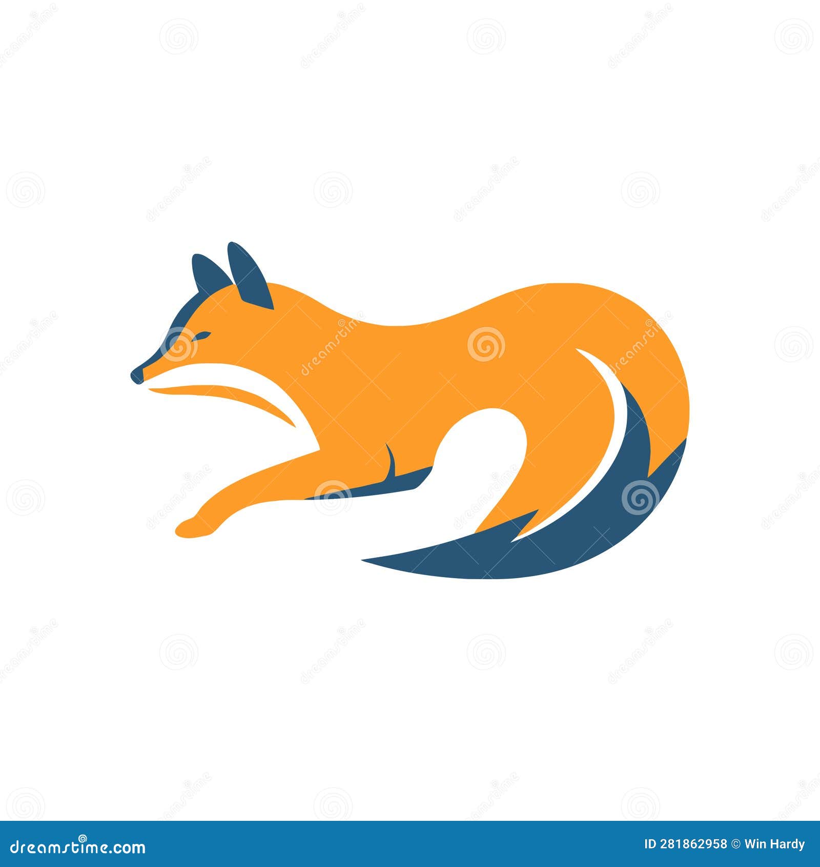 Fox Animal Logo Mascot Vector Design Illustration Stock Vector ...