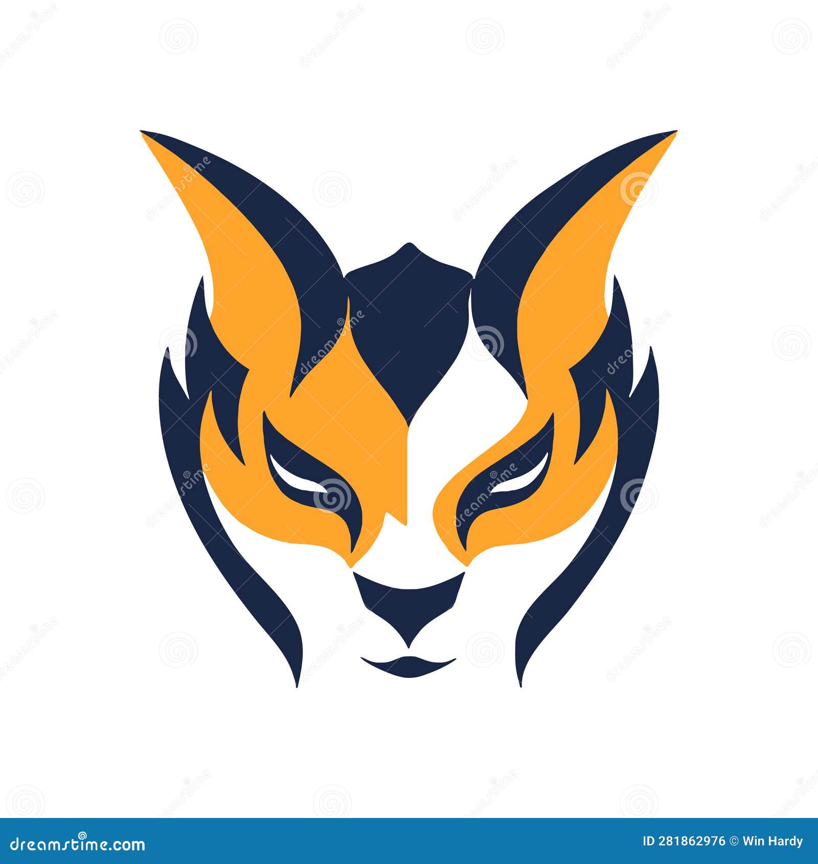 Fox Animal Logo Mascot Vector Design Illustration Stock Vector ...