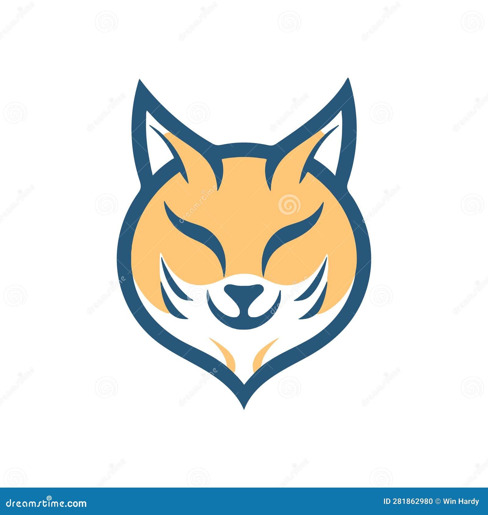 Fox Animal Logo Mascot Vector Design Illustration Stock Vector ...