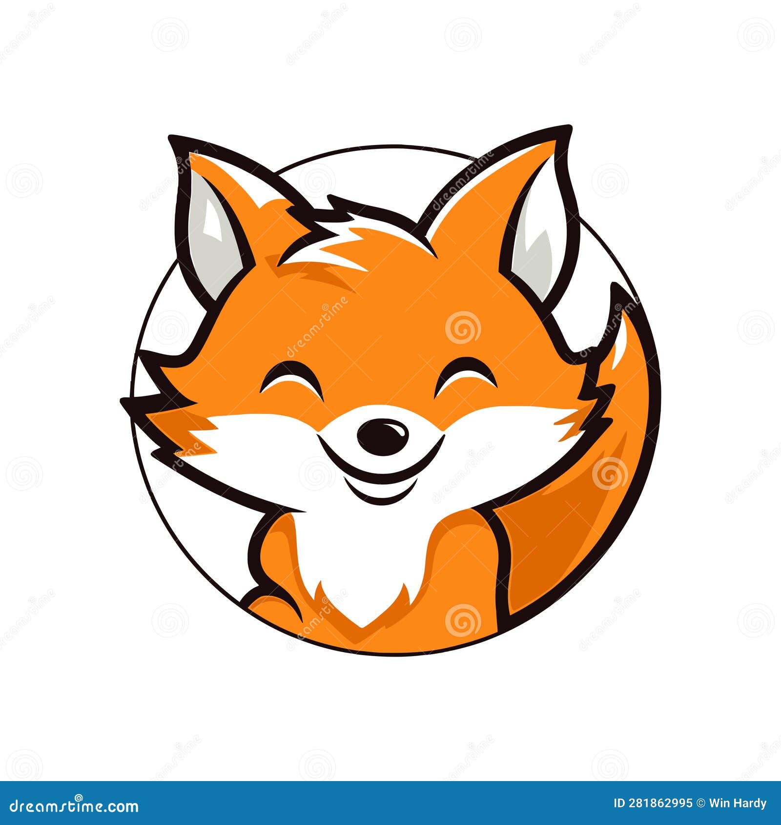 Fox Animal Logo Mascot Vector Design Illustration Stock Vector ...