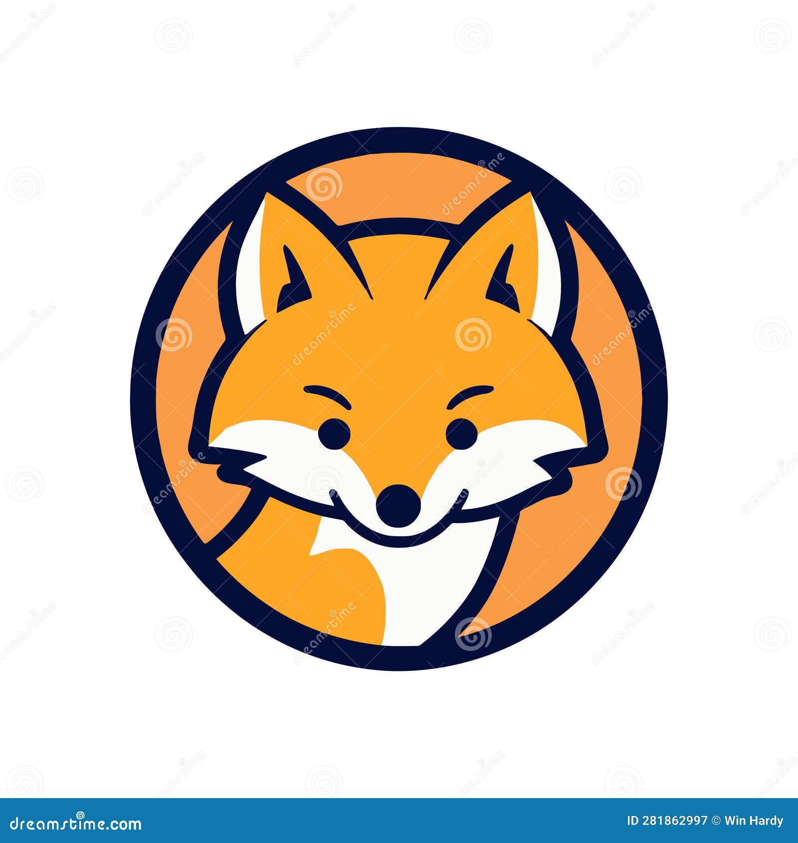 Fox Animal Logo Mascot Vector Design Illustration Stock Vector ...