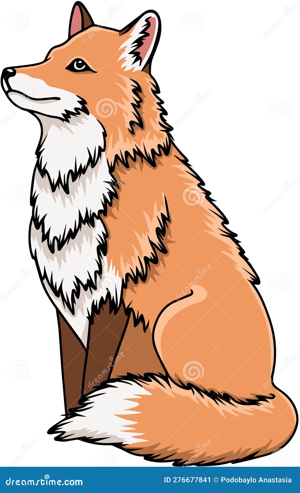 Fox clipart vector stock vector. Illustration of 2000 - 276677841
