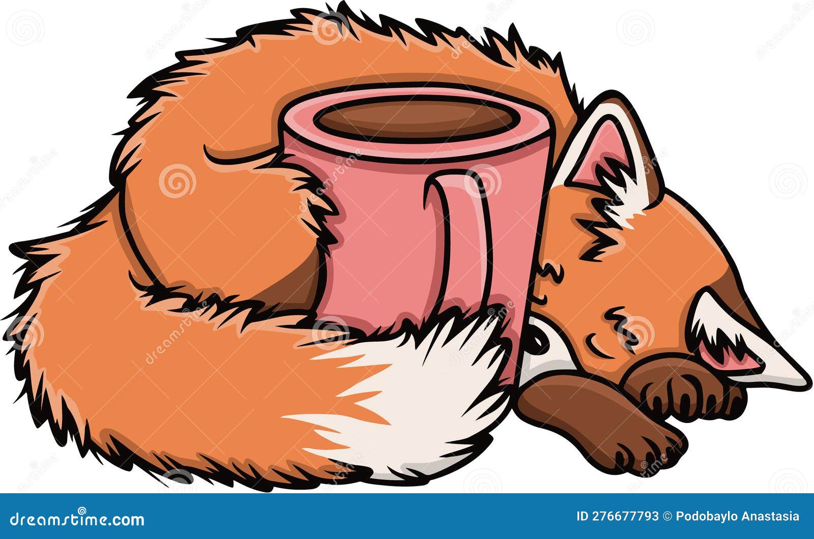 Fox clipart vector stock illustration. Illustration of 2000 - 276677793