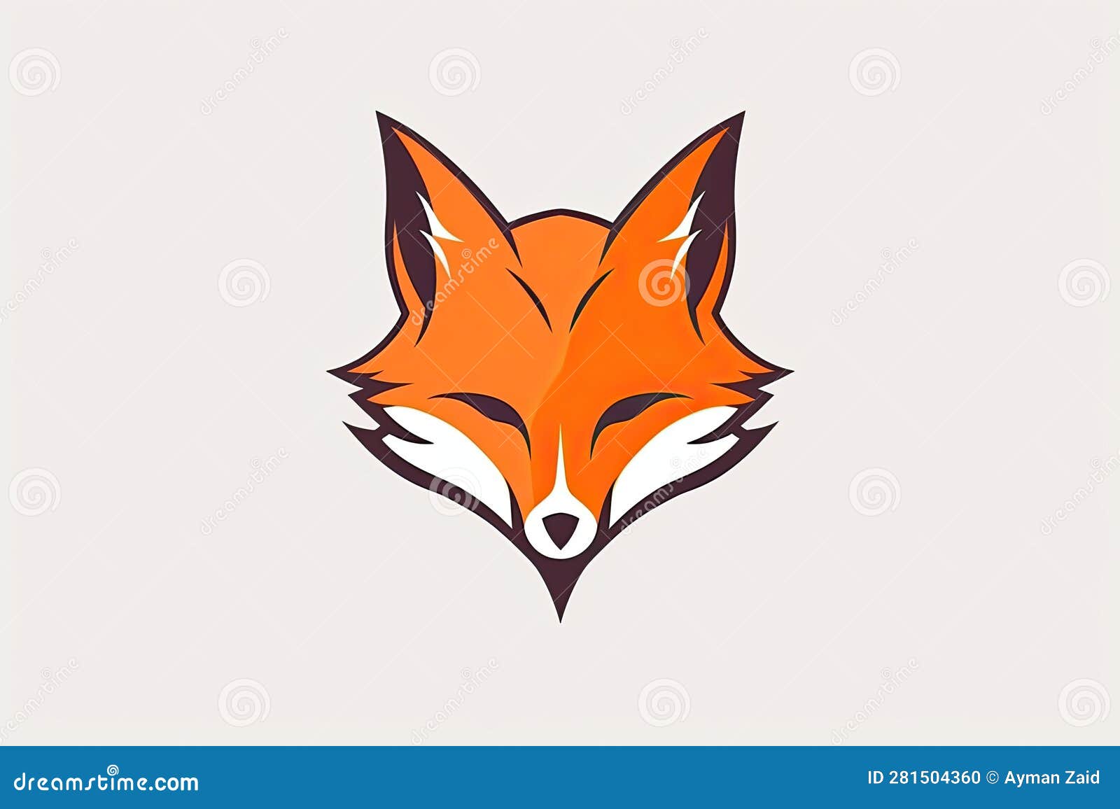 Fox Creative Logo Vector. Fox Icon on White Background Stock ...