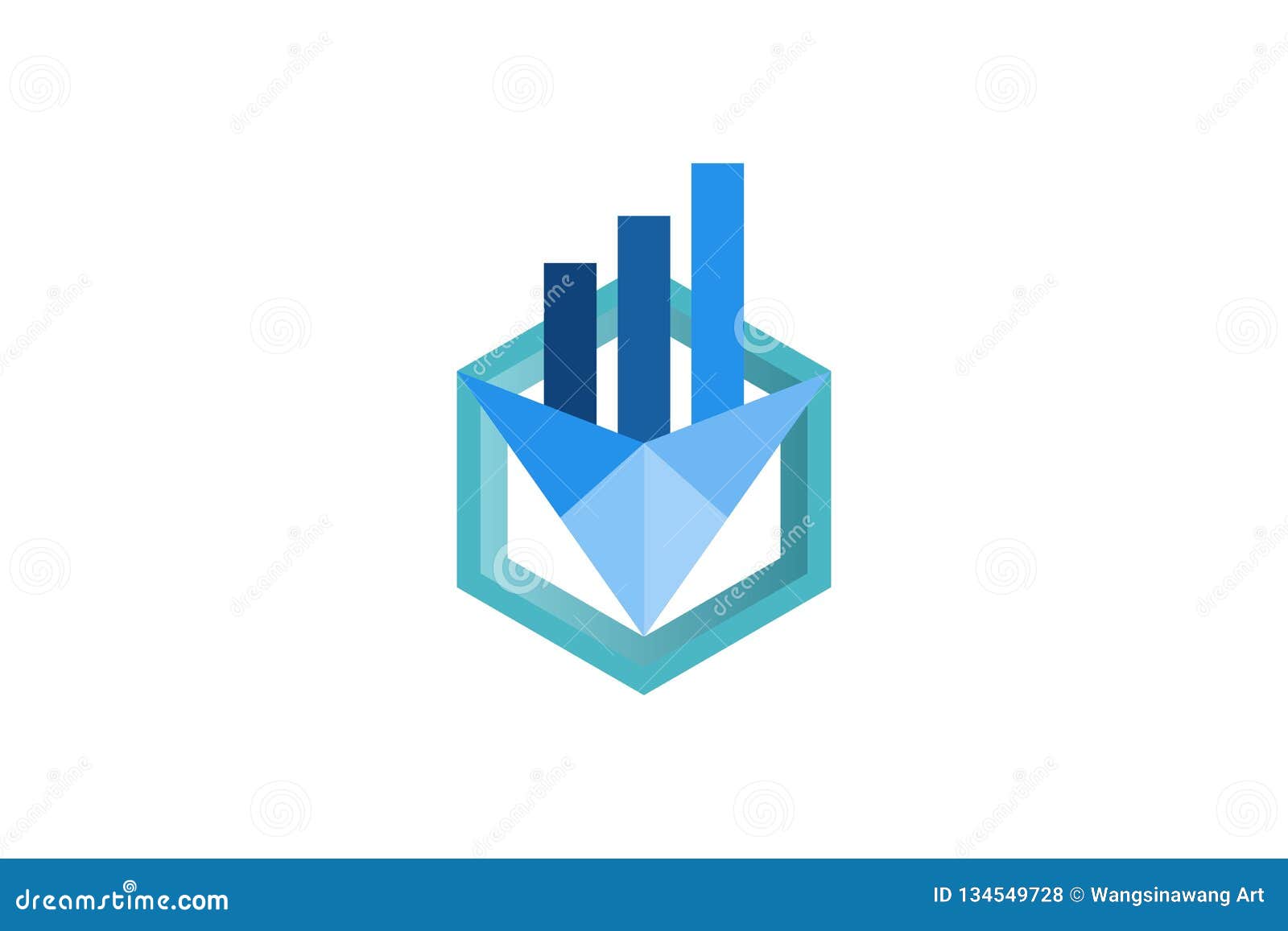 Fox and Data Analytic Logo Designs Inspiration Isolated on White ...