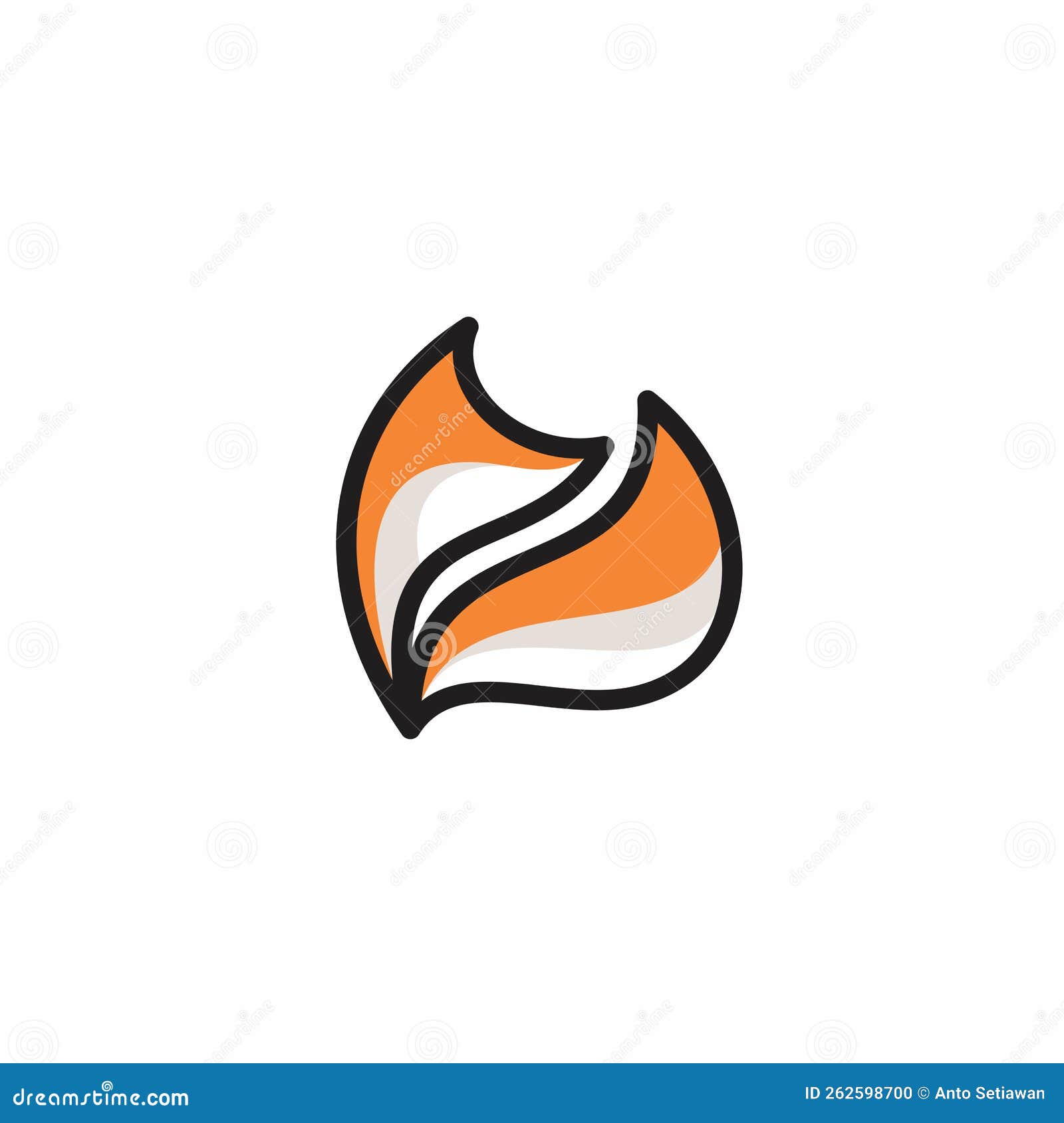 Fox Logo Abstract. Fox Vector Illustration. Fox Icon Design Stock ...