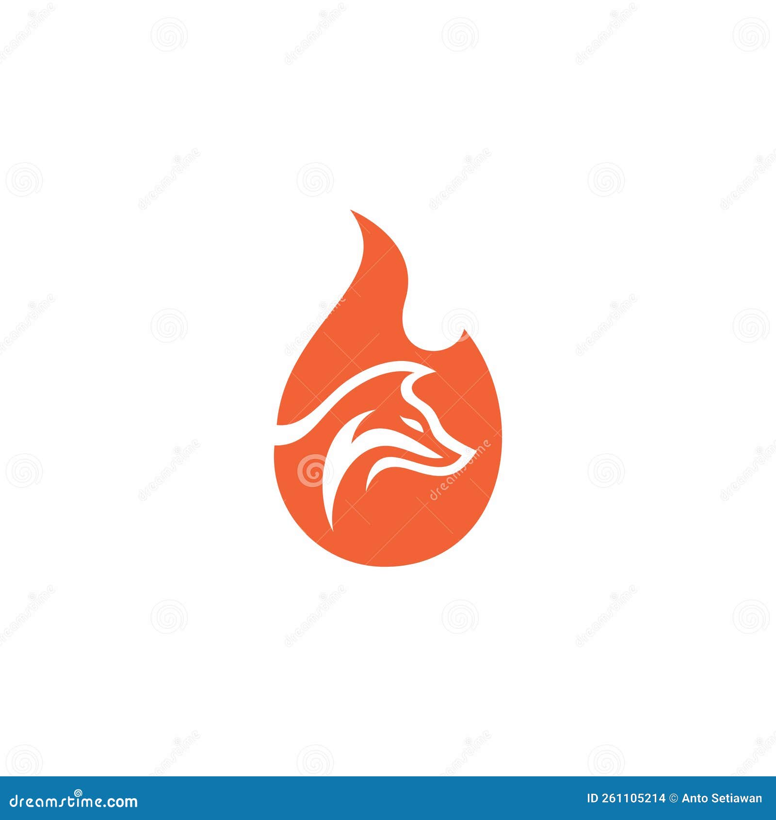 Fox Fire Logo Design. Fox Icon. Fox Illustration Vector Stock Vector - Illustration of design ...