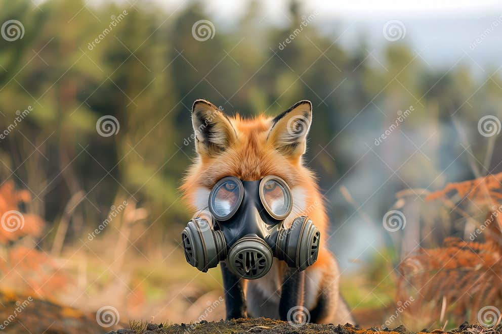 Fox in the Forest in a Gas Mask, the Concept of the Problem of Forest ...