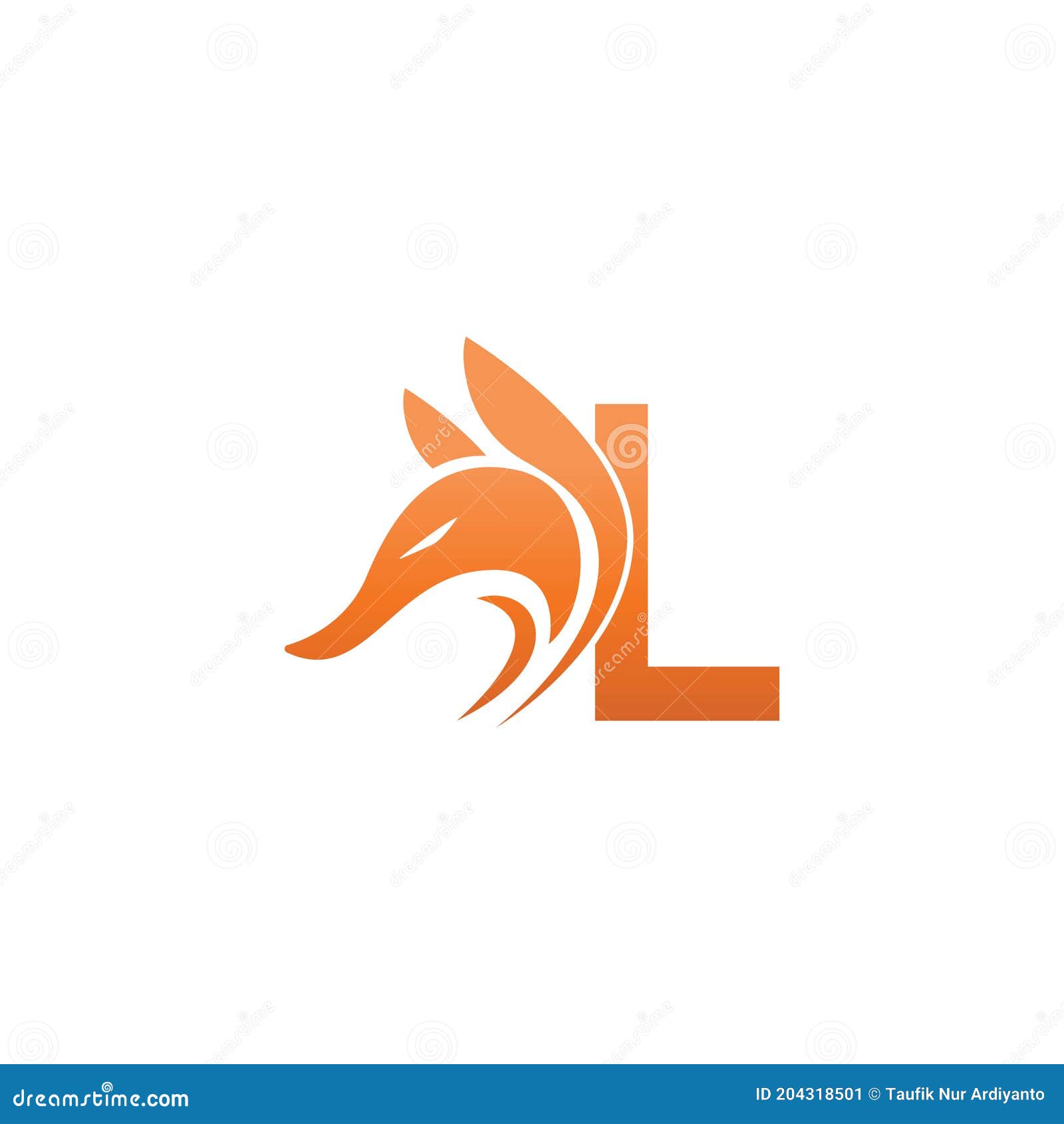 Fox Head Icon Combination with Letter L Logo Icon Design Stock Vector ...