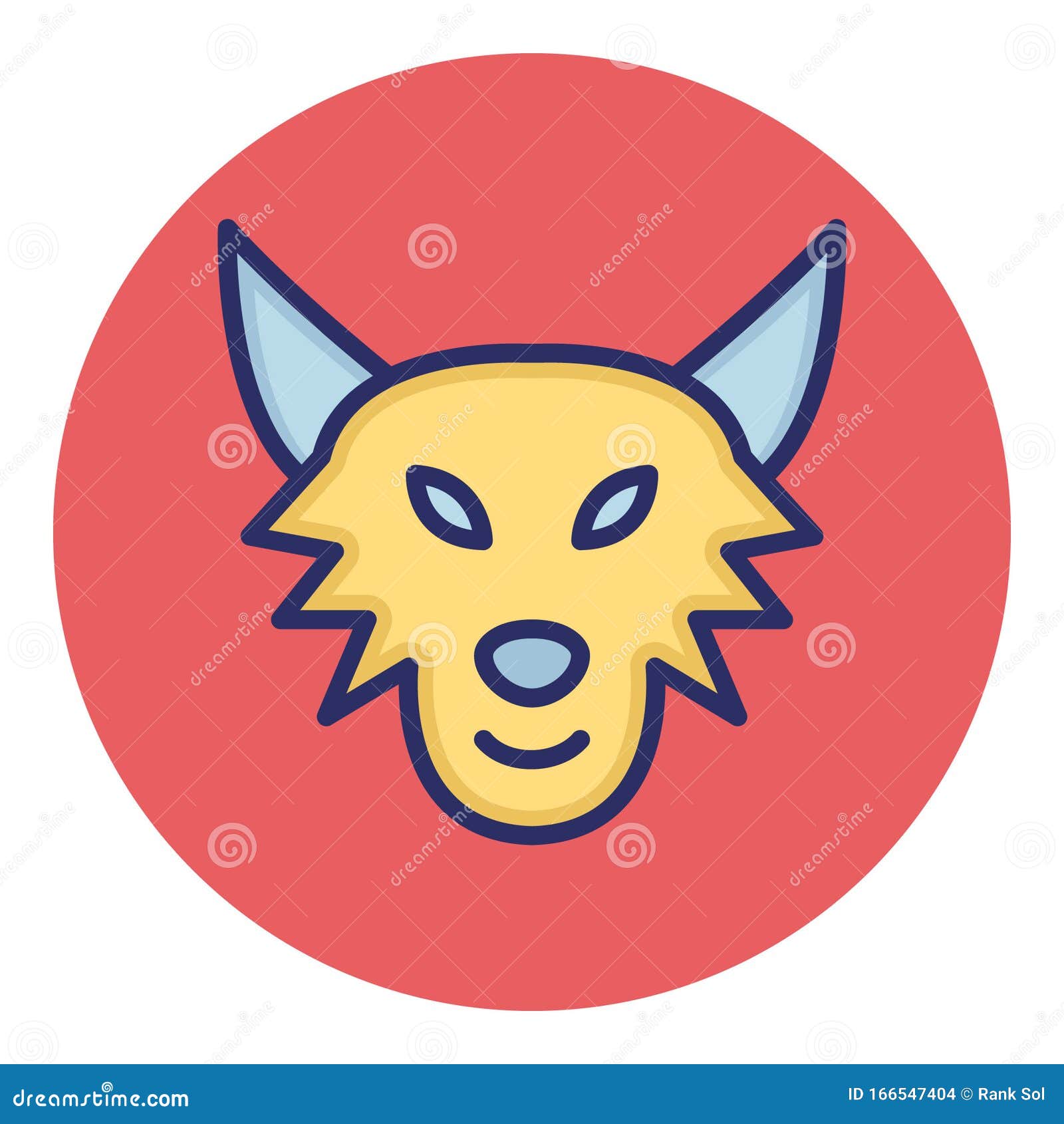 Fox Isolated Vector Icon Which Can Be Easily Modified or Edited As You ...