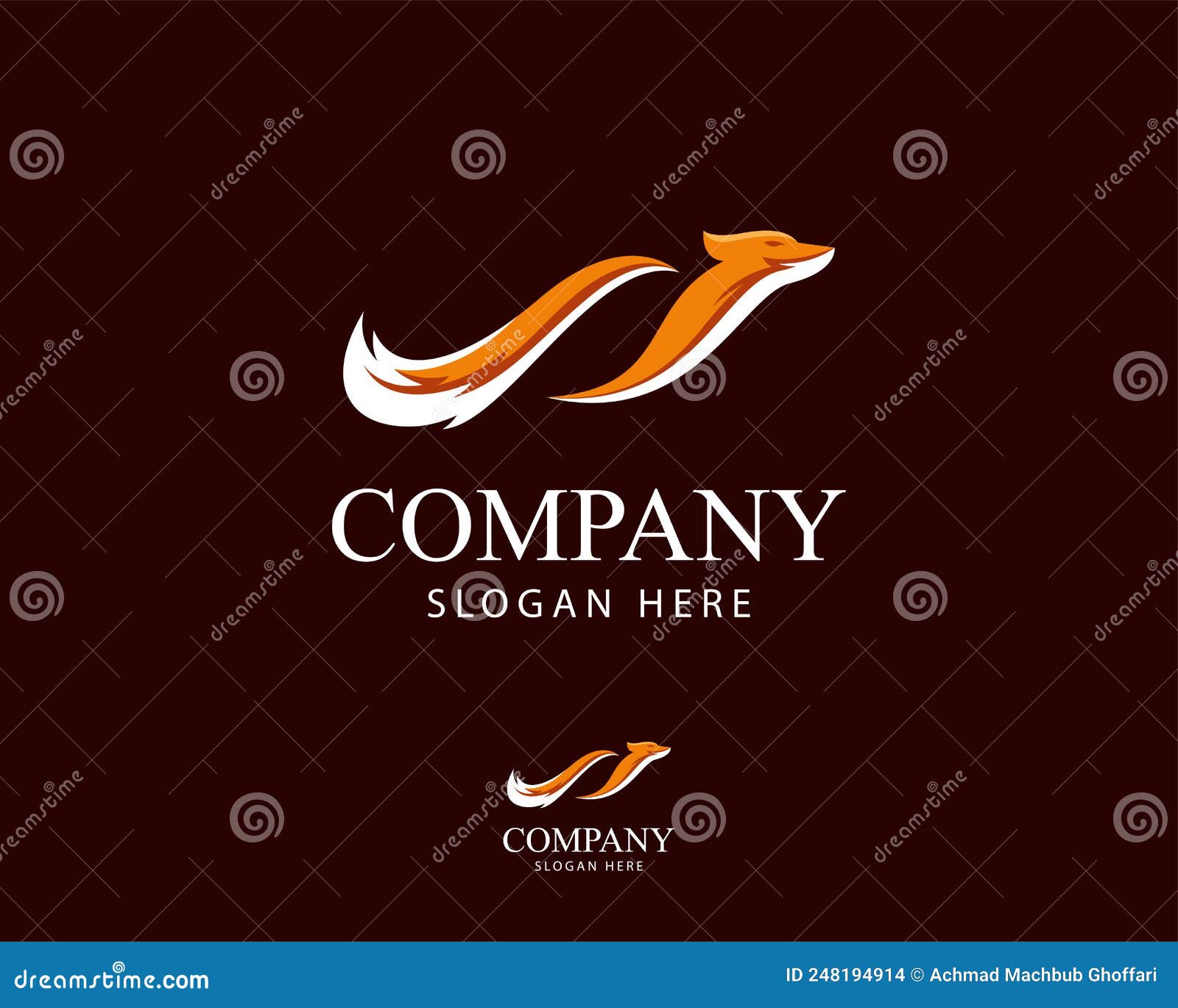 Fox Logo Creative Design Template Color Modern Design Creative Stock ...