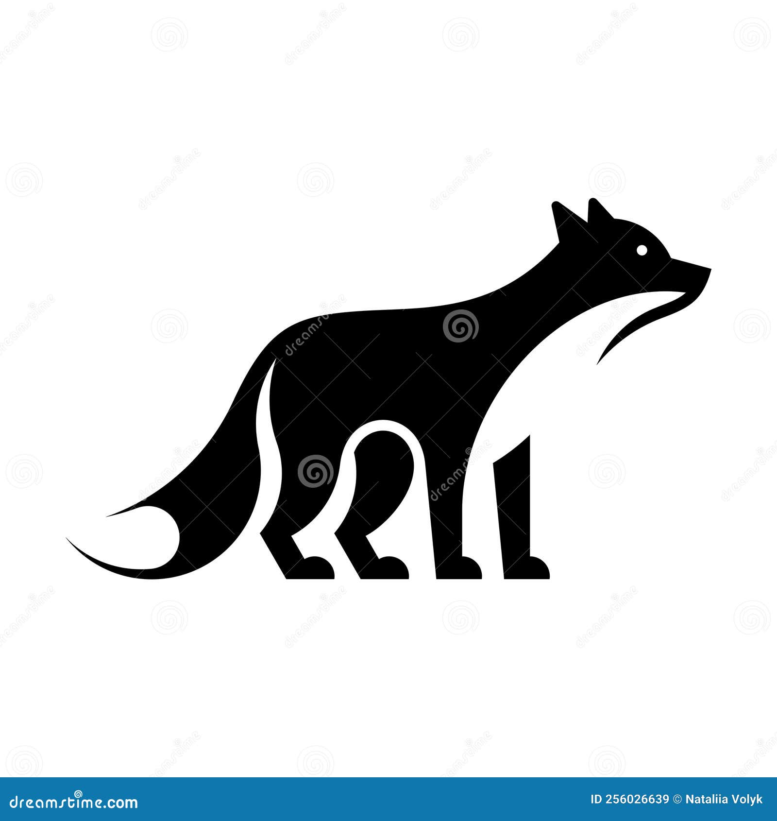 Fox logo. Icon design stock vector. Illustration of mascot - 256026639