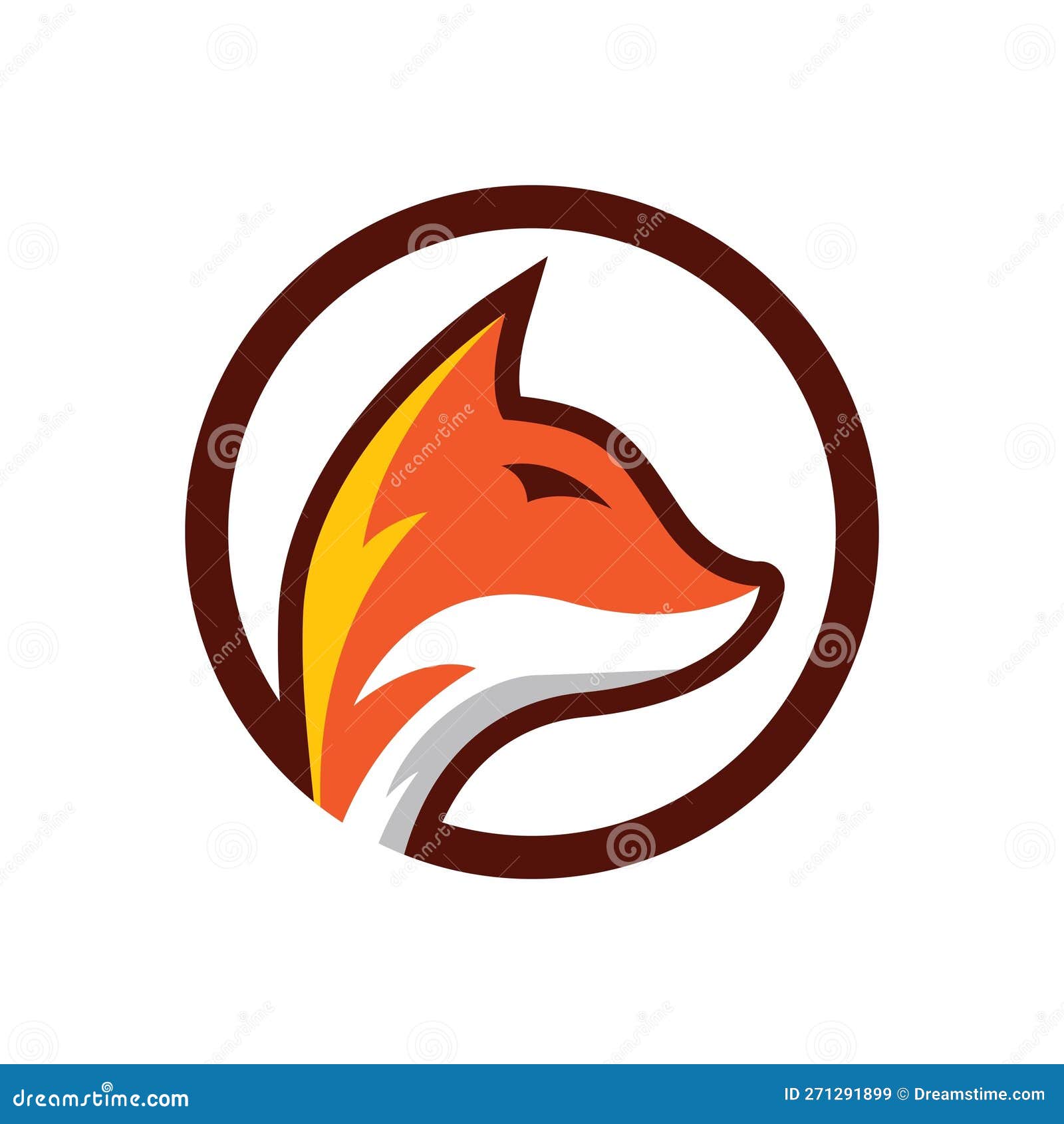 Fox Logo Images Illustration Stock Vector - Illustration of symbol ...