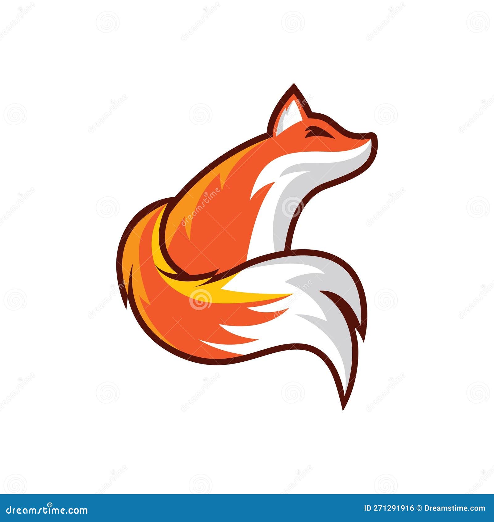 Fox Logo Images Illustration Stock Vector - Illustration of isolated ...