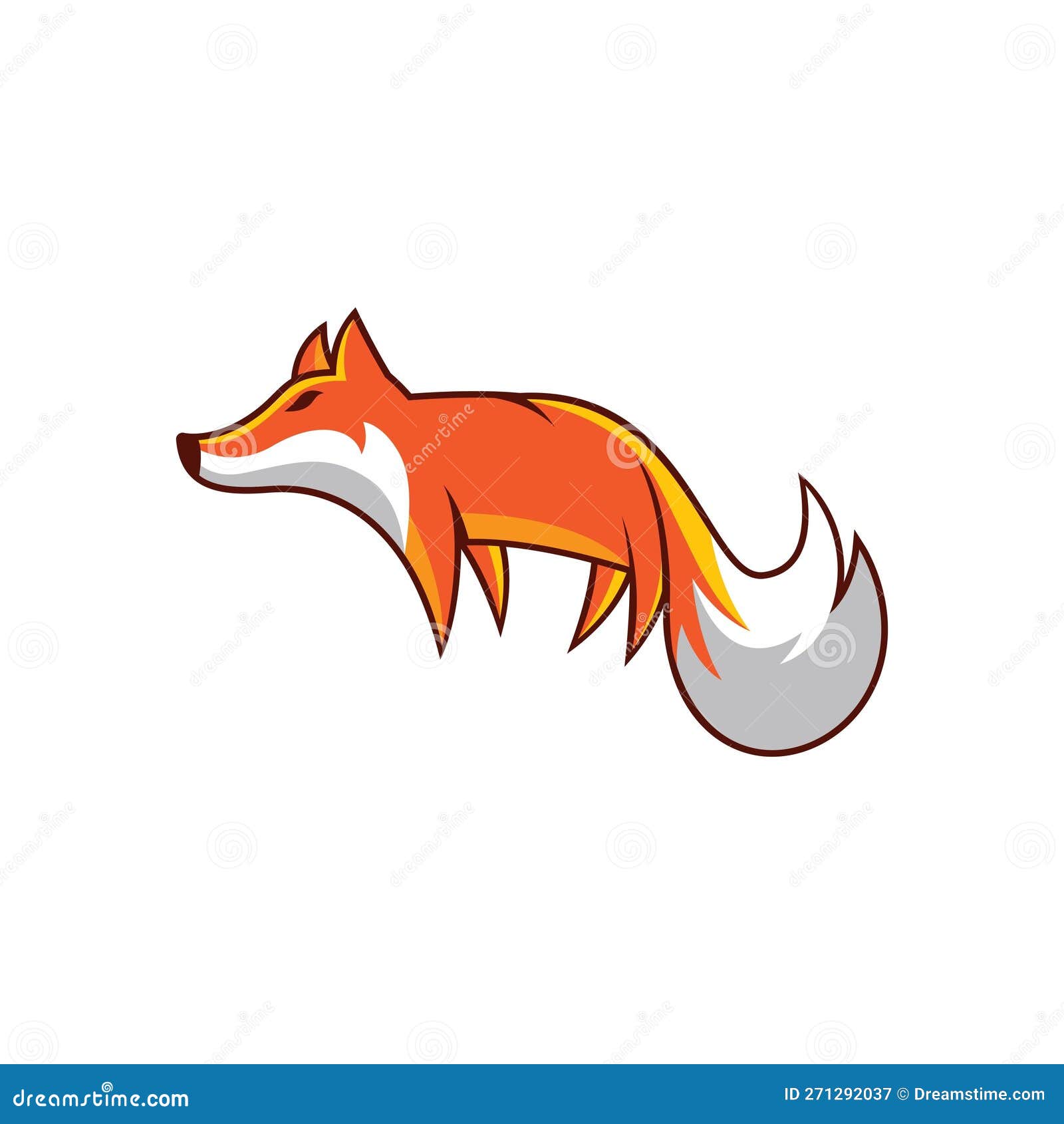Fox Logo Images Illustration Stock Vector - Illustration of isolated ...