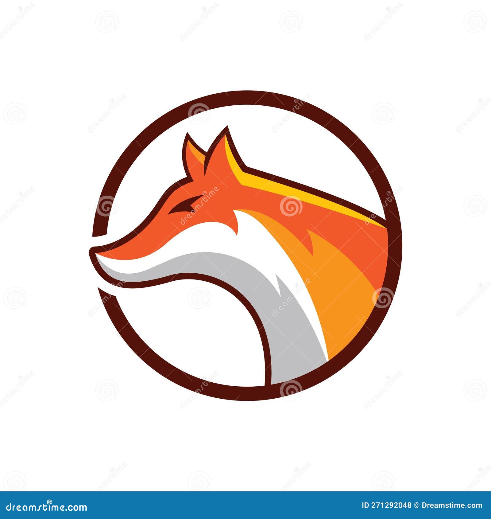Fox Logo Images Illustration Stock Vector - Illustration of sign, style ...