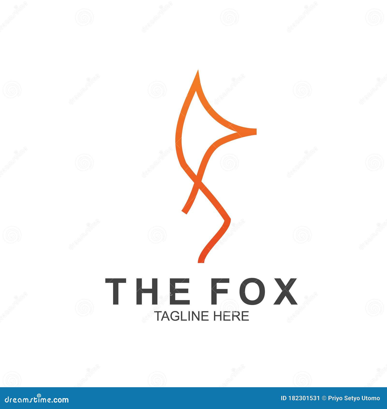 Fox Logo with Modern Concept Stock Vector - Illustration of foxes, flat ...