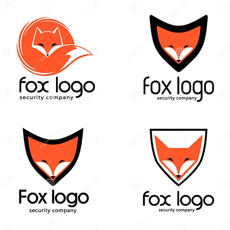 Fox Logo Recommended for Security Companies Stock Vector - Illustration ...