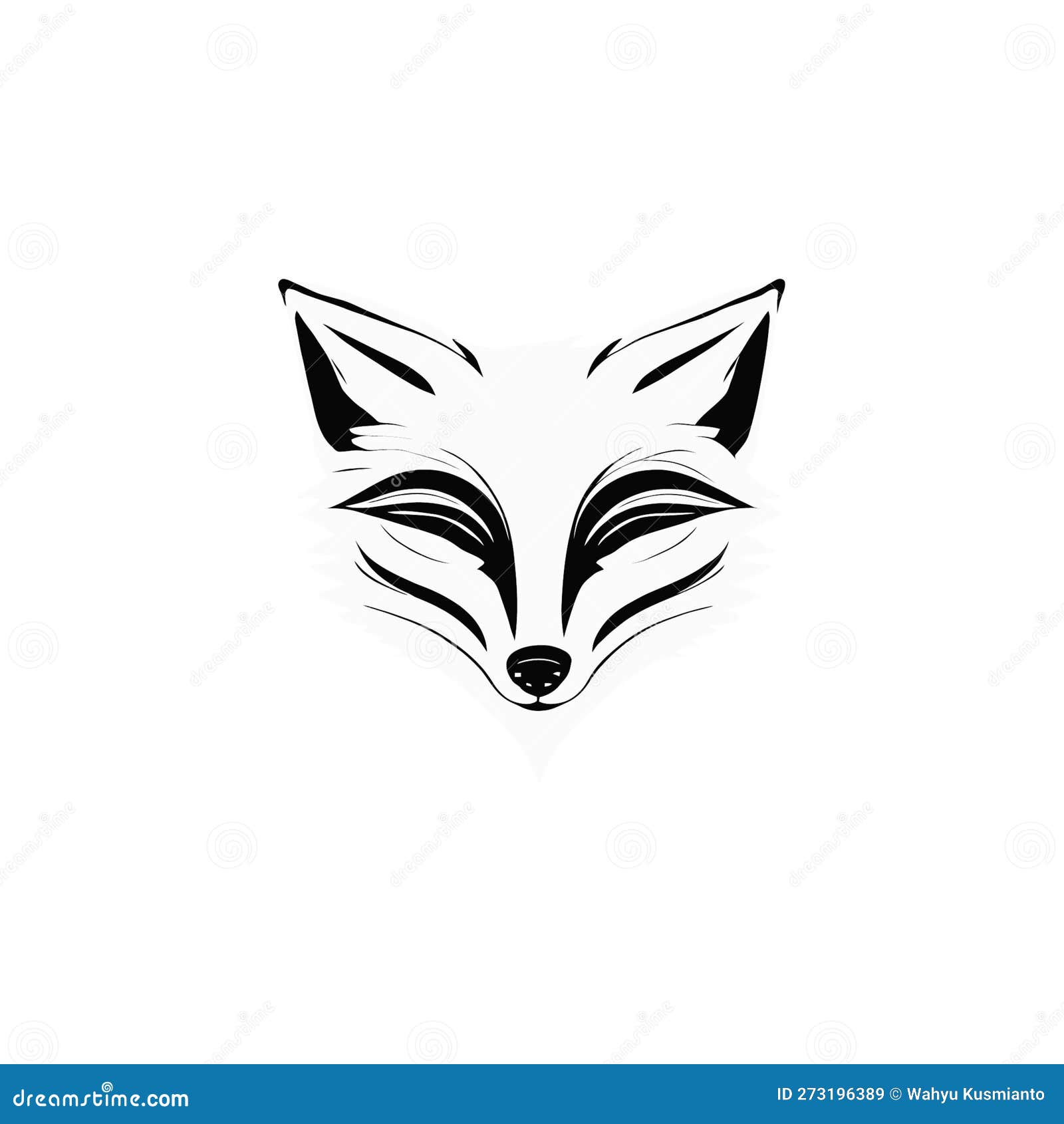 Fox Logo Vector, with Simple Colors Stock Vector - Illustration of icon ...