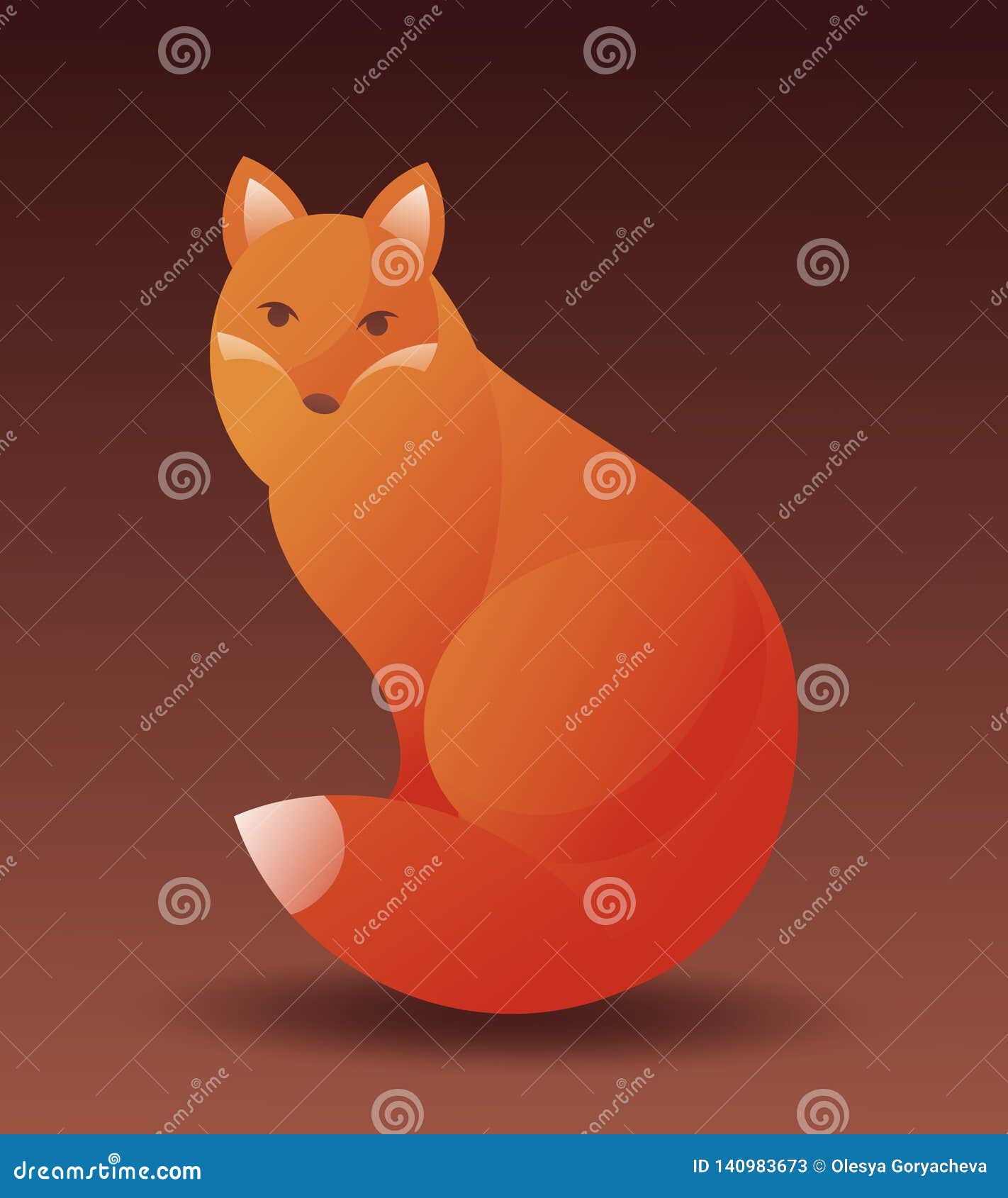 Logotype is Silhouette Stylized Fox Stock Vector - Illustration of ...