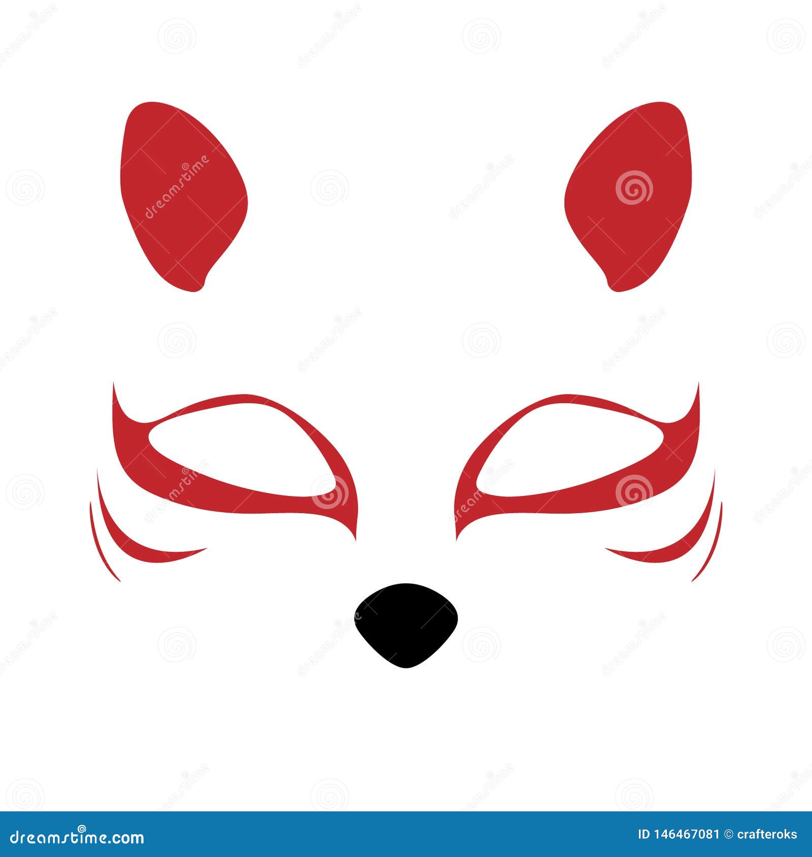 Fox Mask Vector Eps Hand Drawn, Vector, Eps, Logo, Icon, Crafteroks ...