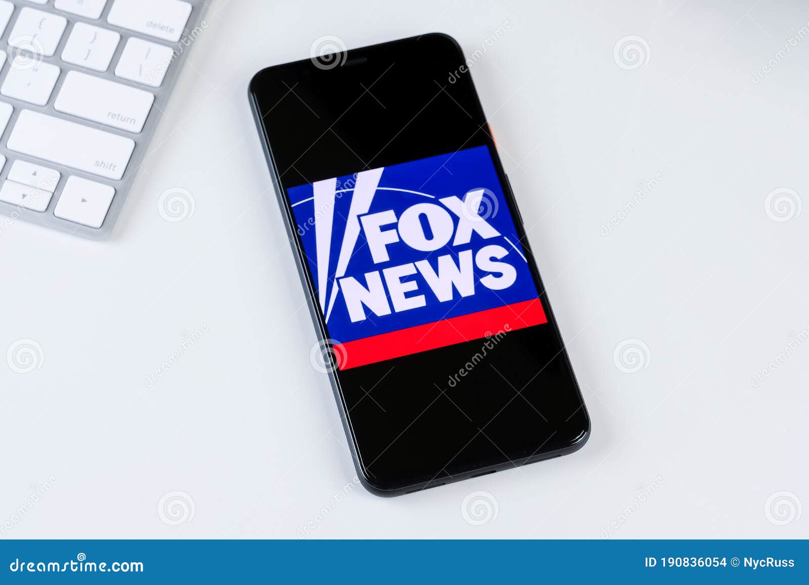 Fox News App Logo on a Smartphone Screen. Editorial Stock Image - Image ...