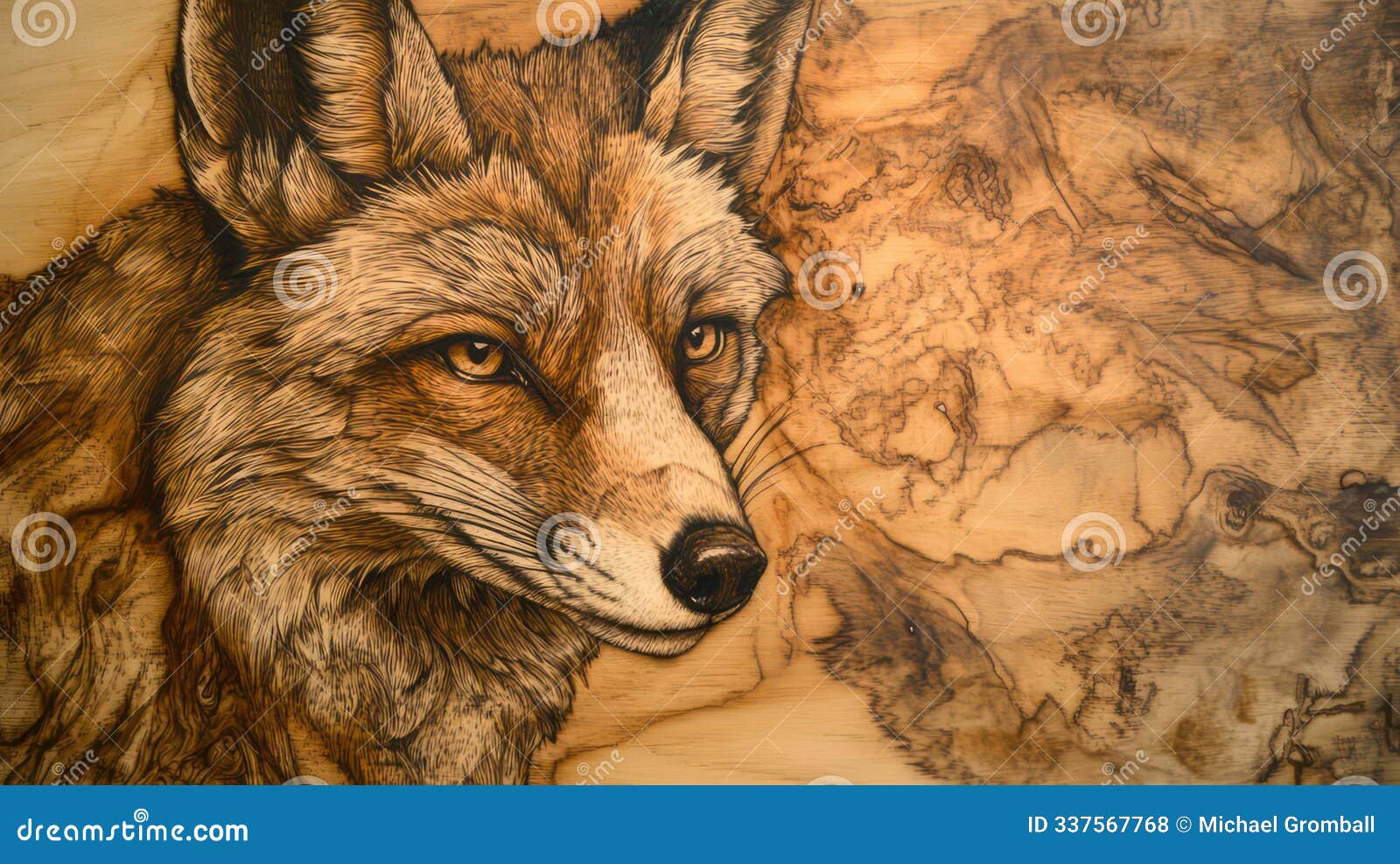 The Ancient Art Of Pyrography, Wood And Fire, The Symbols Of The City ...