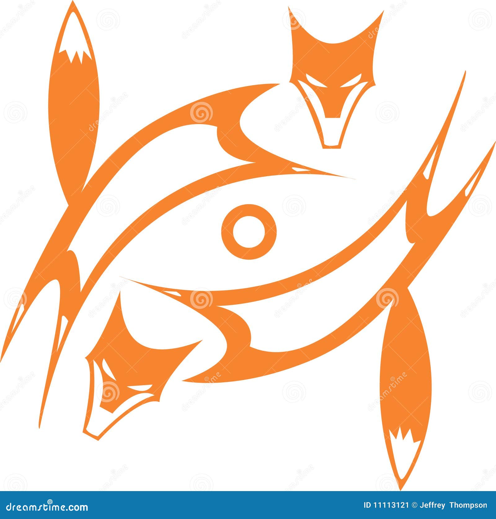 Fox s Eye stock vector. Illustration of tlingit, spirit - 11113121