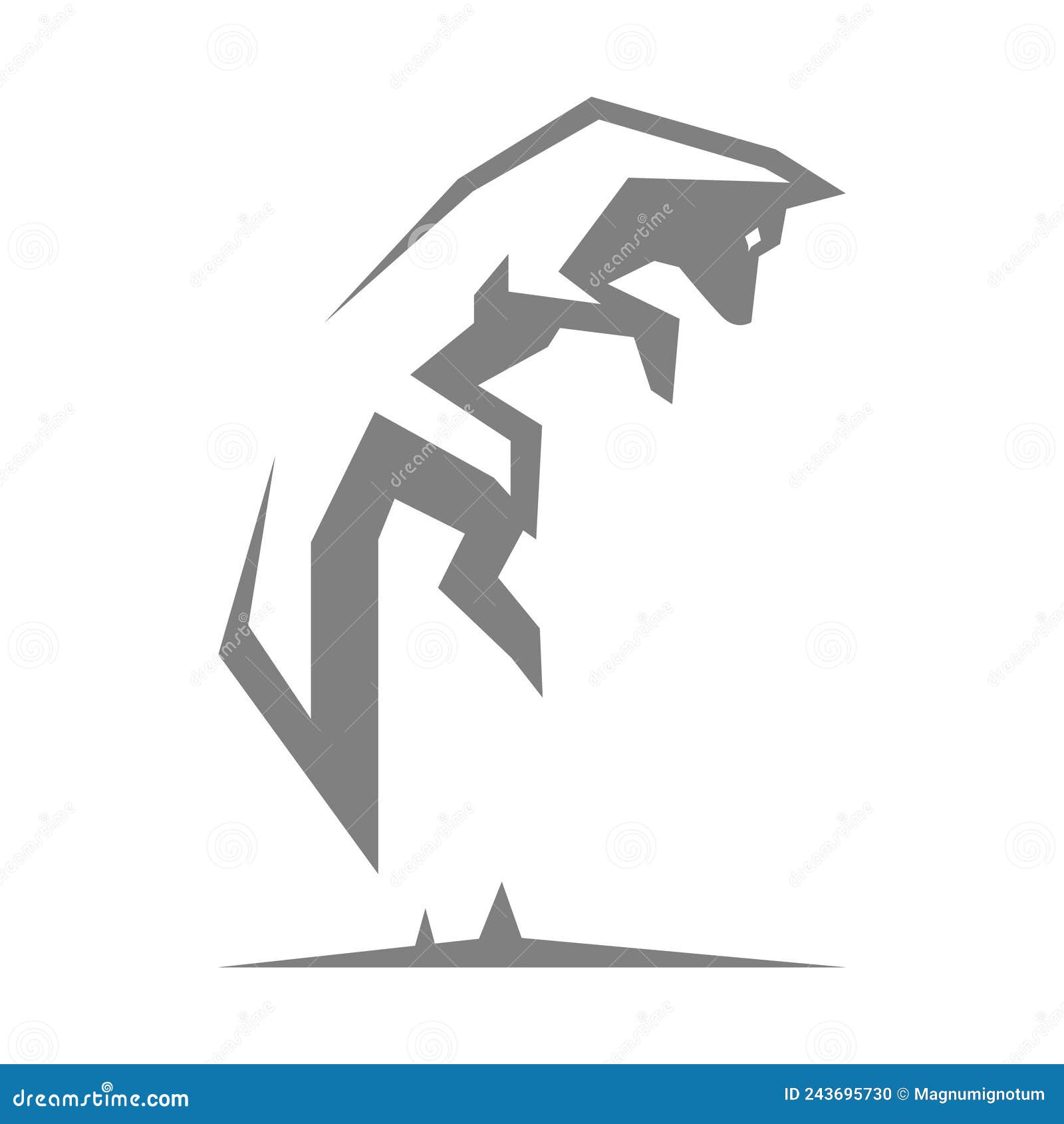 Fox Symbol on White Backdrop Stock Vector - Illustration of concept ...