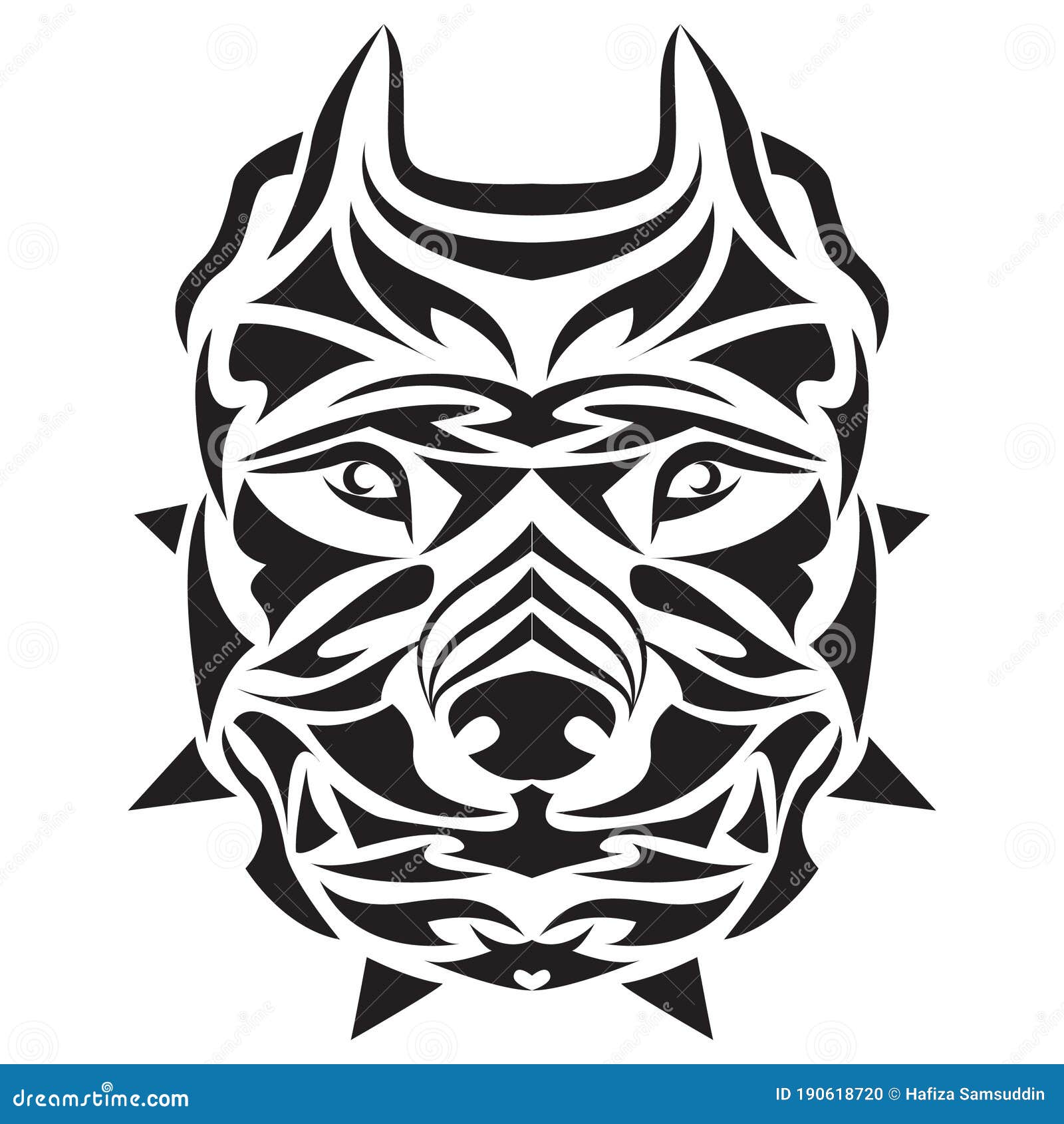 Fox Tattoo. Vector Illustration Decorative Design Stock Vector ...