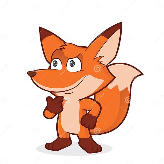 Fox thinking stock vector. Illustration of doubt, foxy - 97081663