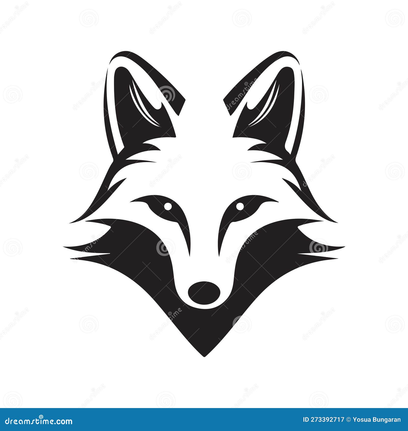 Fox, Vector Concept Digital Art, Hand Drawn Illustration Stock ...