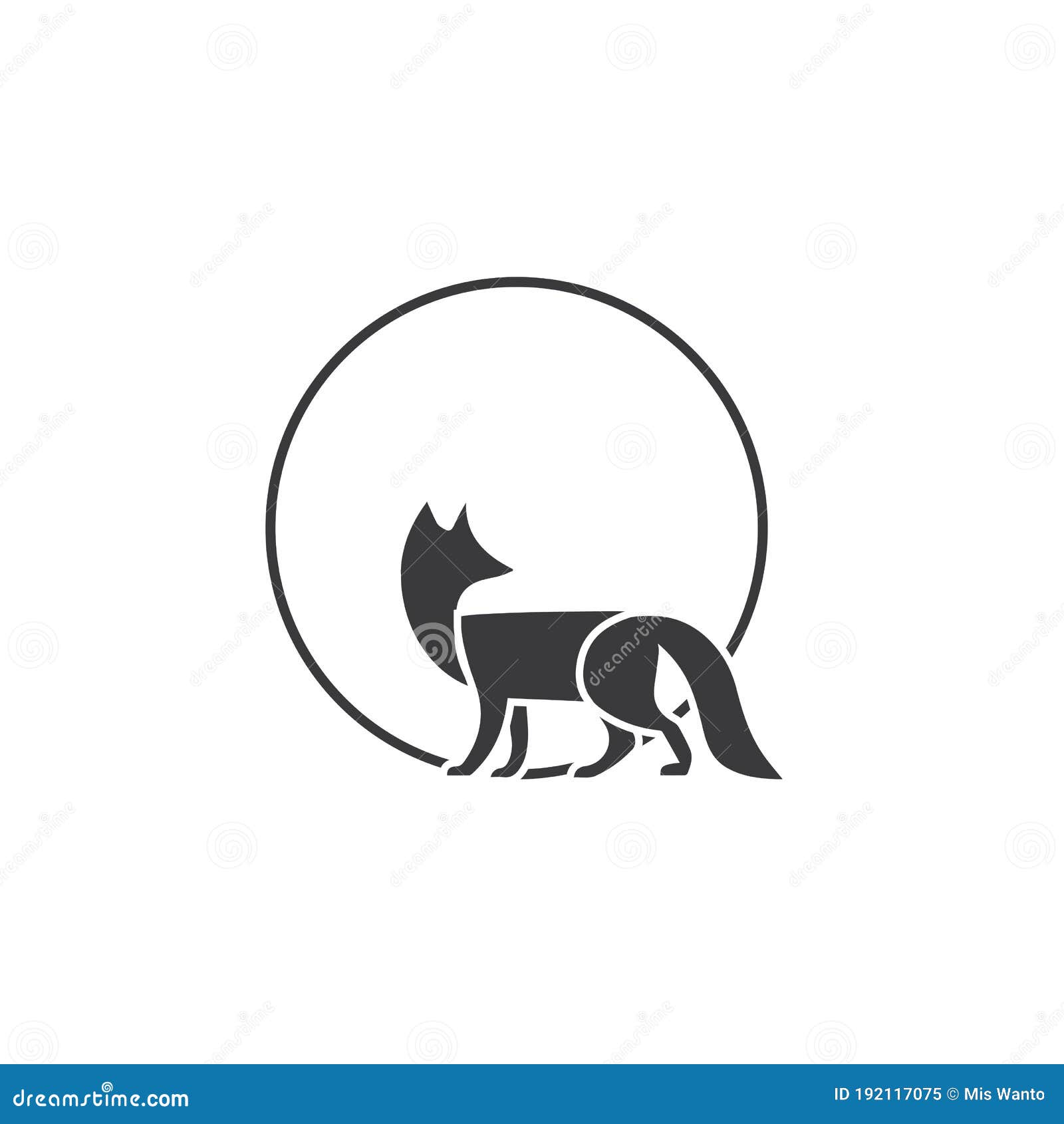 Fox Vector Illustration Icon Stock Vector - Illustration of concept ...