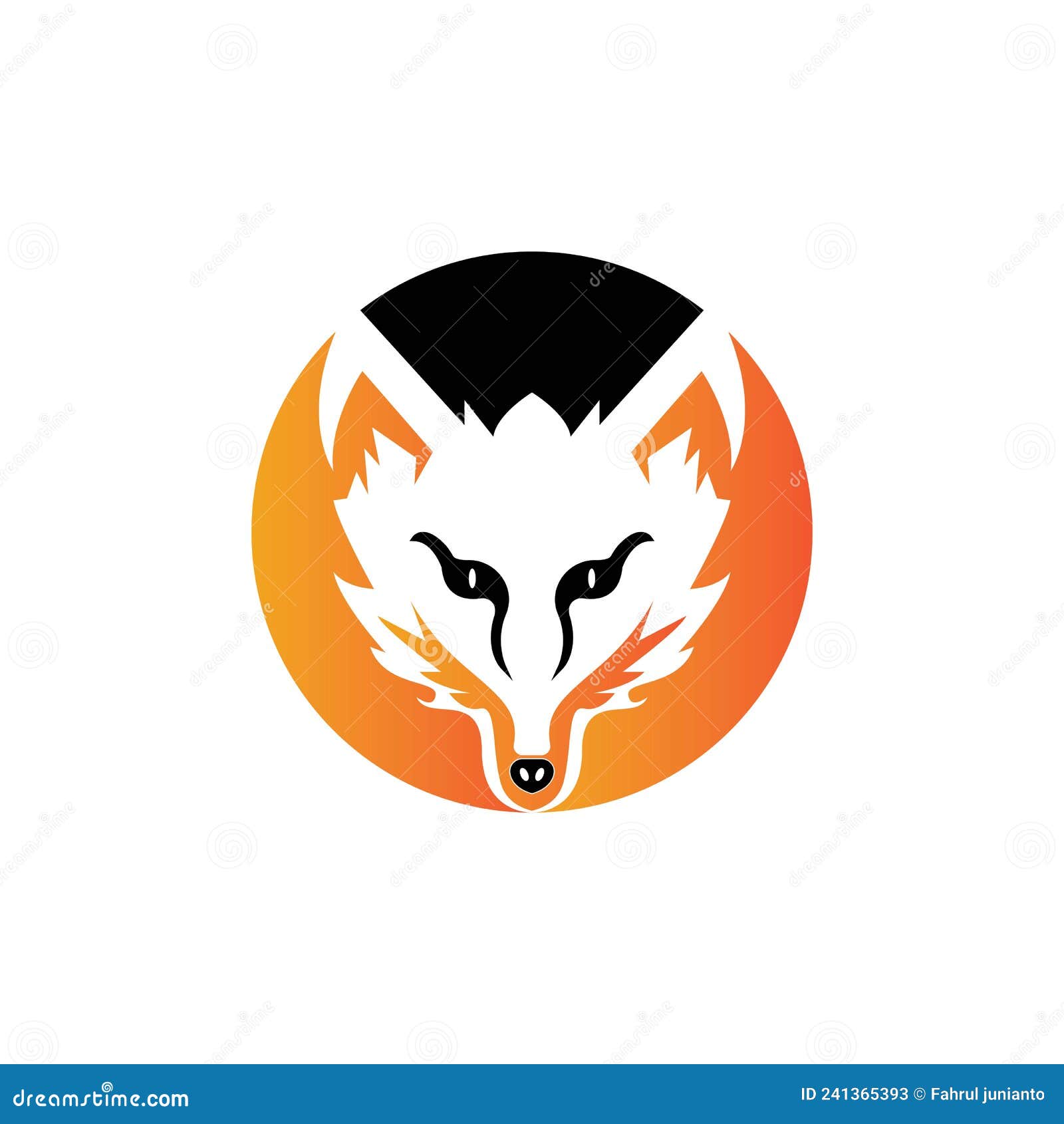 Fox Vector Illustration Icon Stock Vector - Illustration of concept ...
