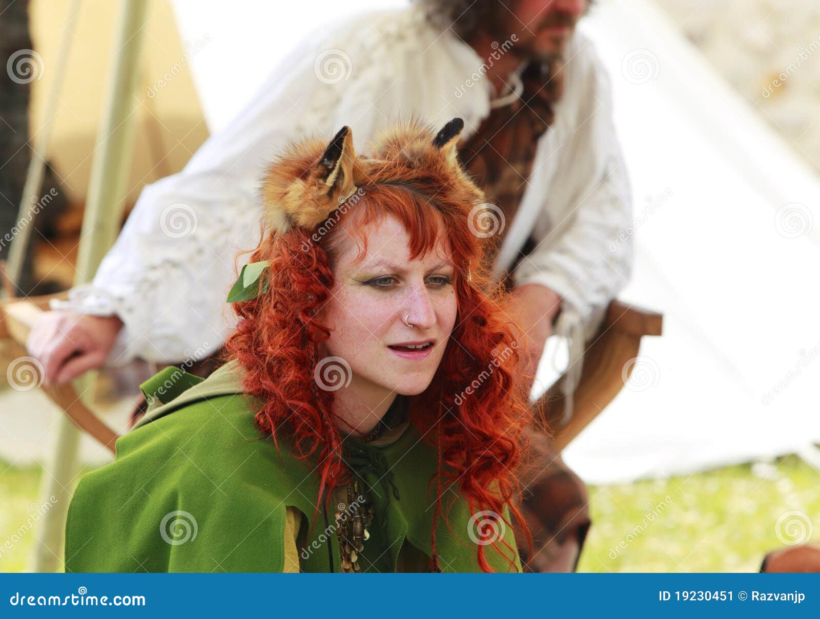 Fox woman editorial photo. Image of haired, headshot - 19230451