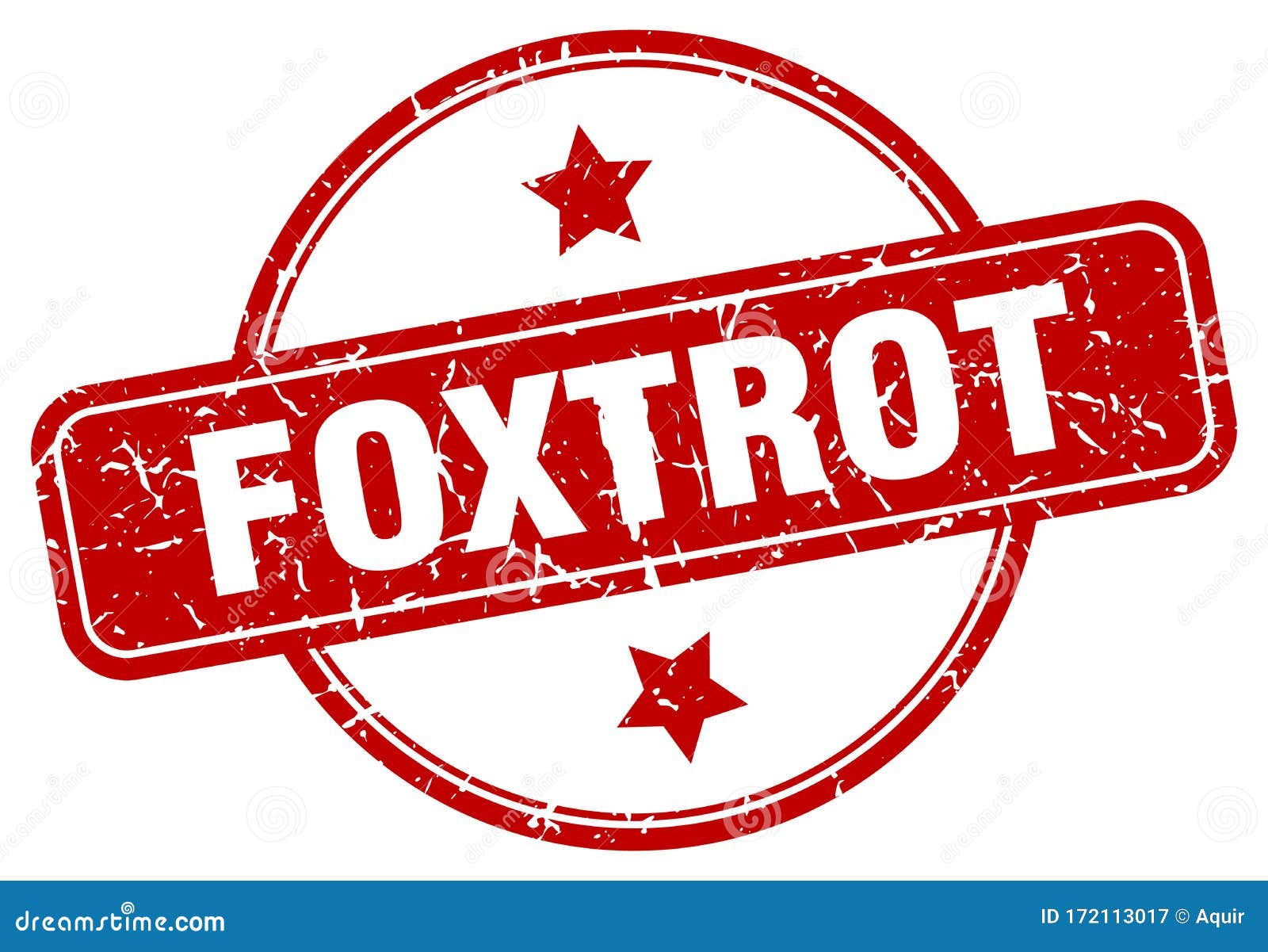 Foxtrot Stamp. Foxtrot Round Grunge Sign Stock Vector - Illustration of ...
