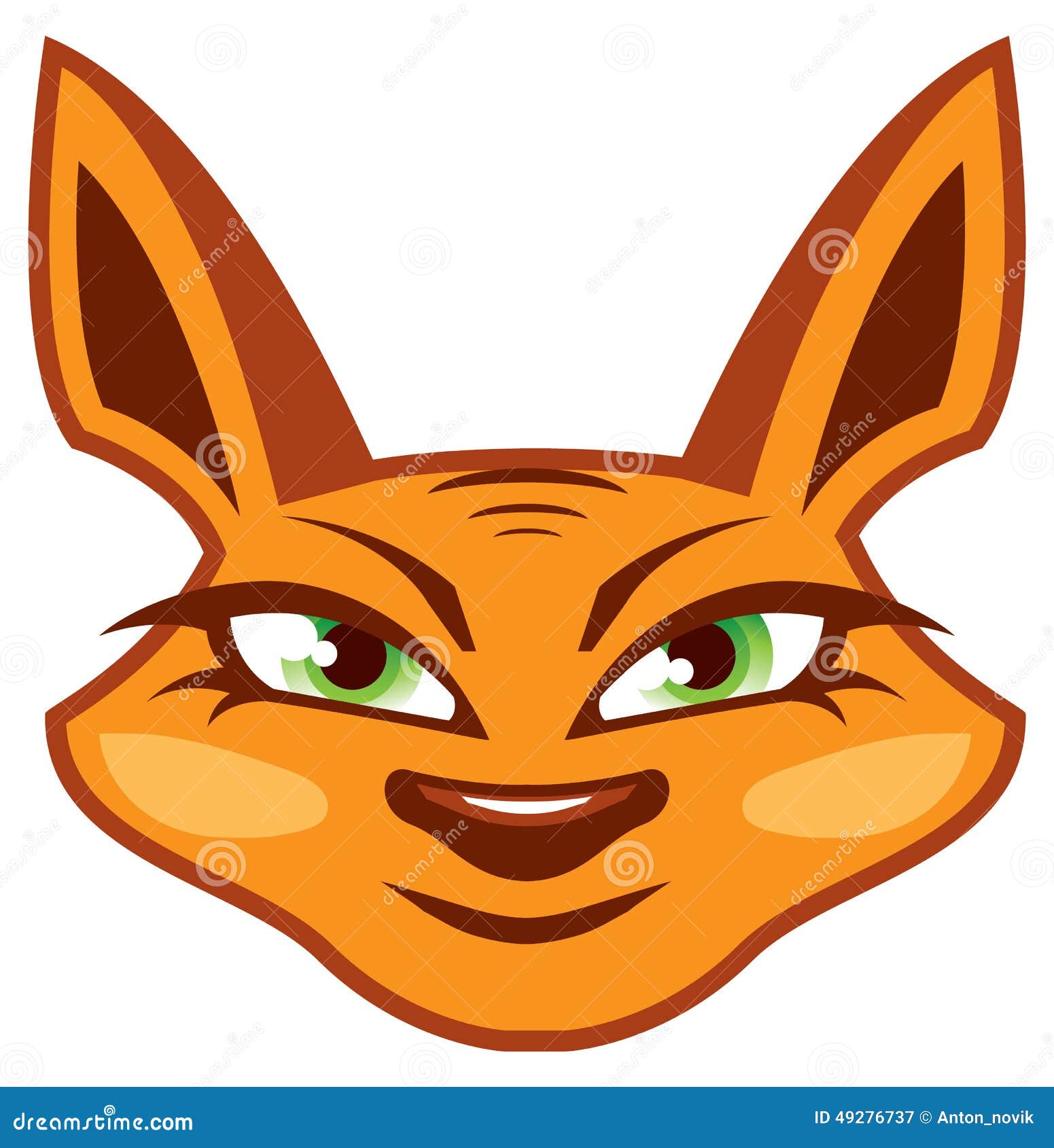 Cheerful Foxy Cartoon Character | CartoonDealer.com #325692629