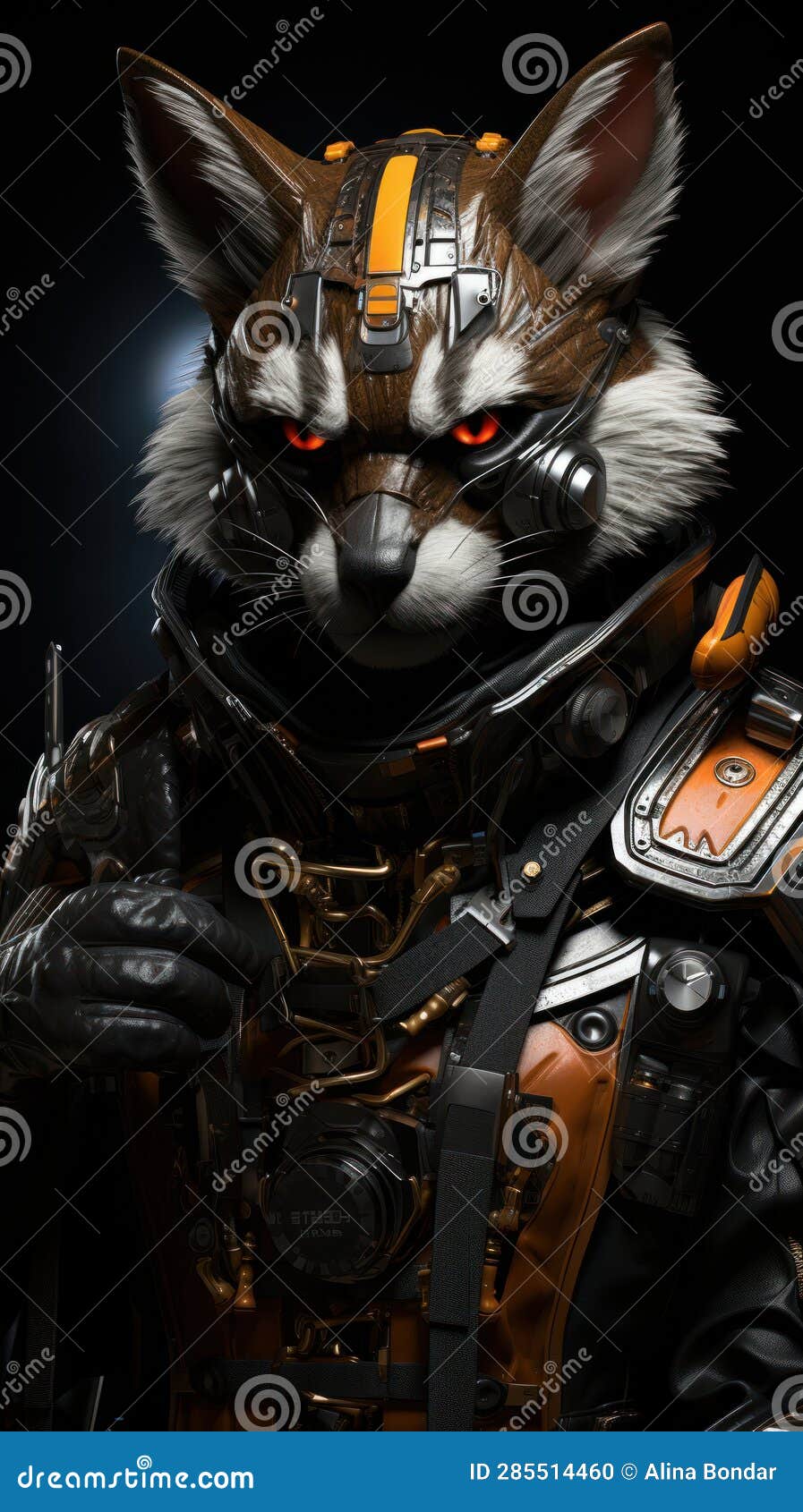 Foxy Gambler: Anime Sci-Fi Illustration. Created with Generative AI ...